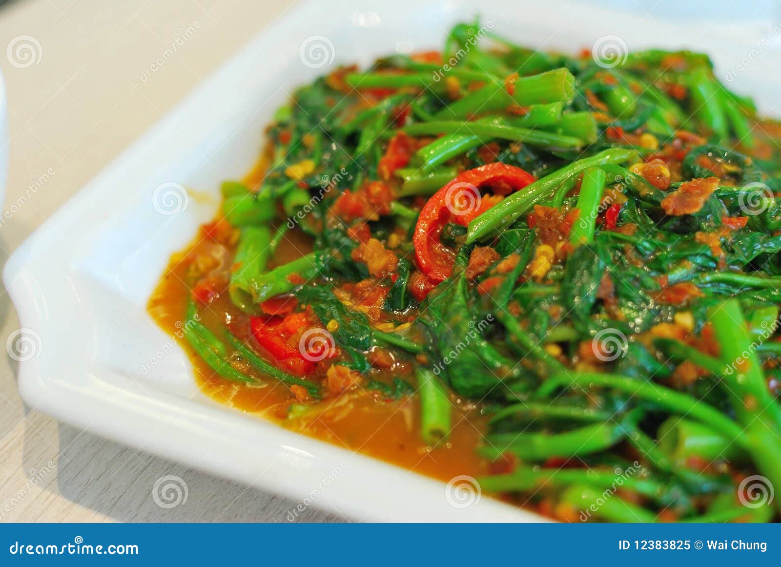 Sumptuous Chinese Style Spicy Vegetables Stock Image - Image of malay ...
