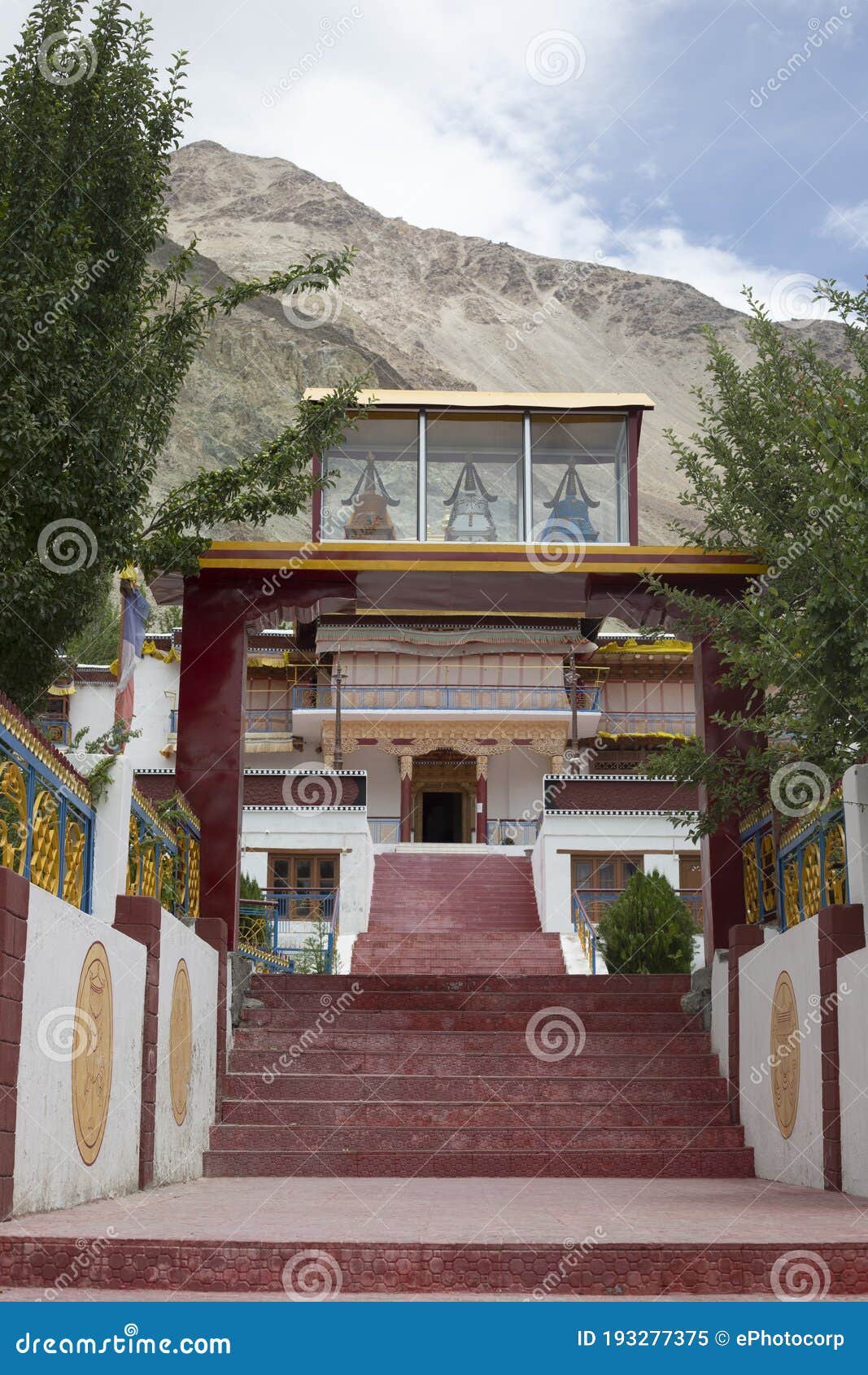 Sumur Monastery at Jammu and Kashmir, Stock Image - Image of altitude ...
