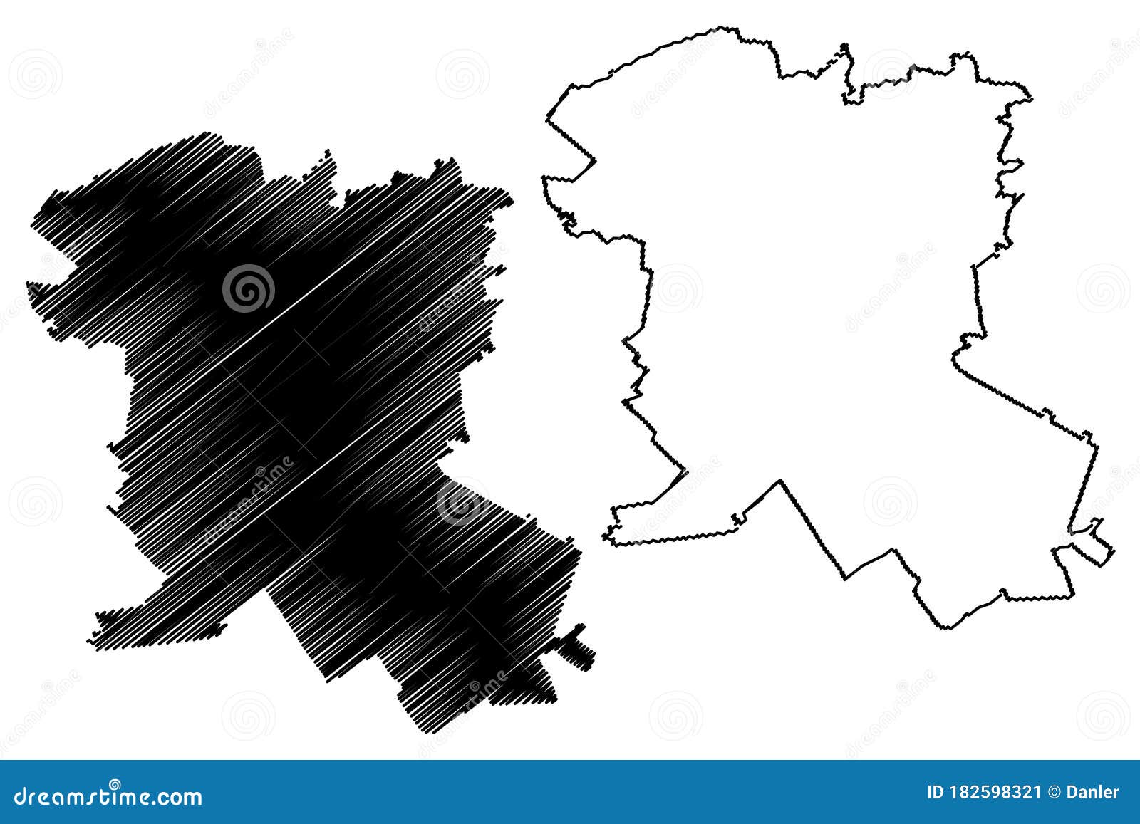 Sumy Map Vector Poster Highly Detailed Map In Patriotic Yellow Blue ...
