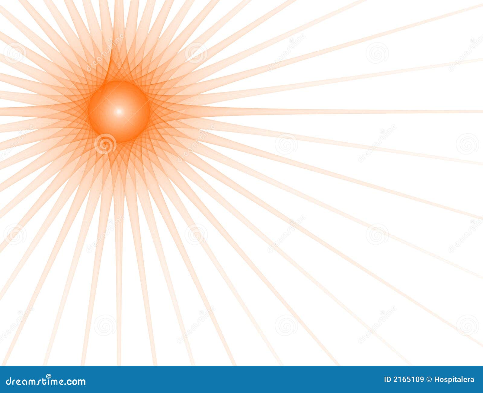 Left Corner Sun Clipart Image