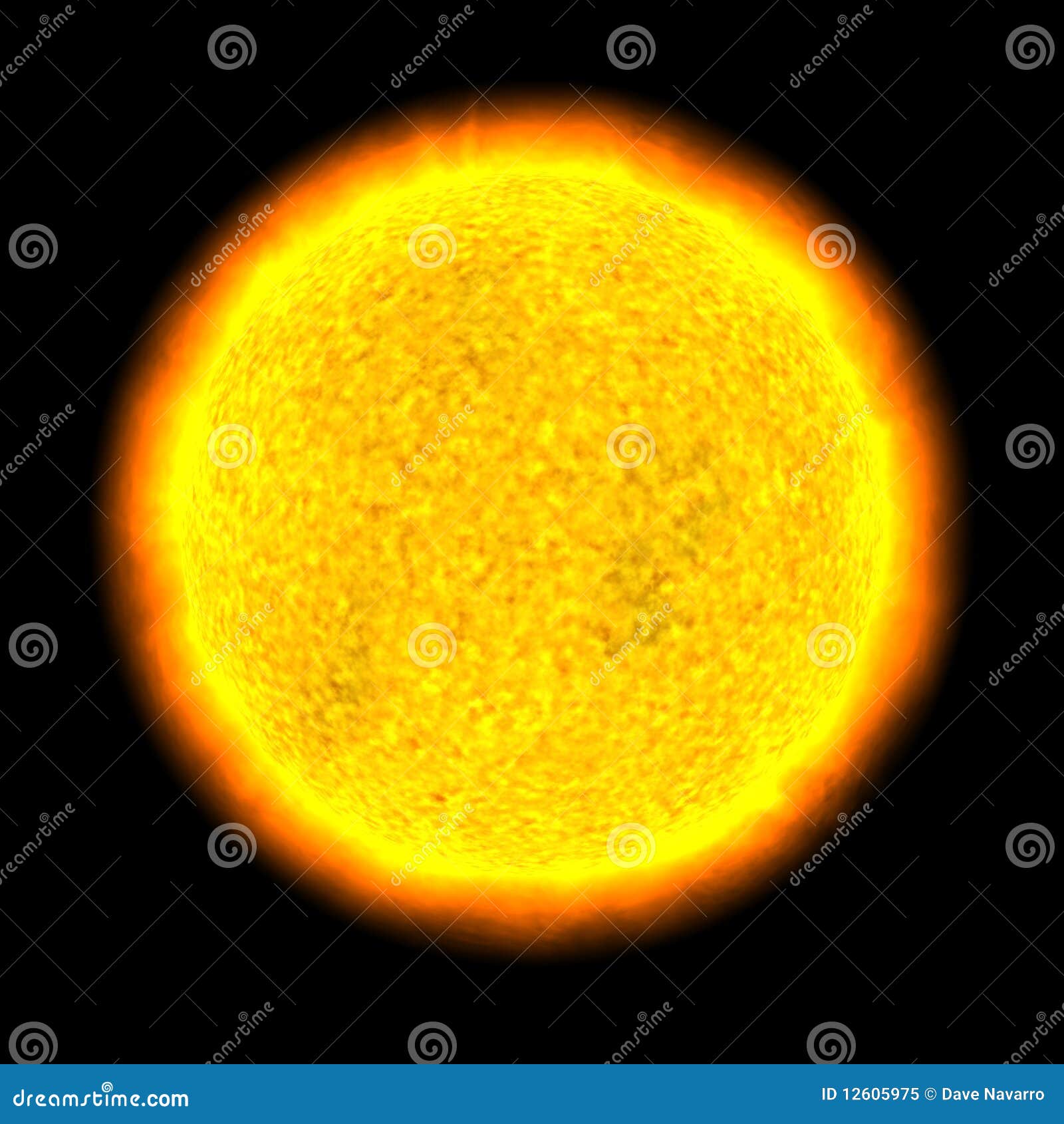 The Sun stock illustration. Illustration of star, yellow - 12605975