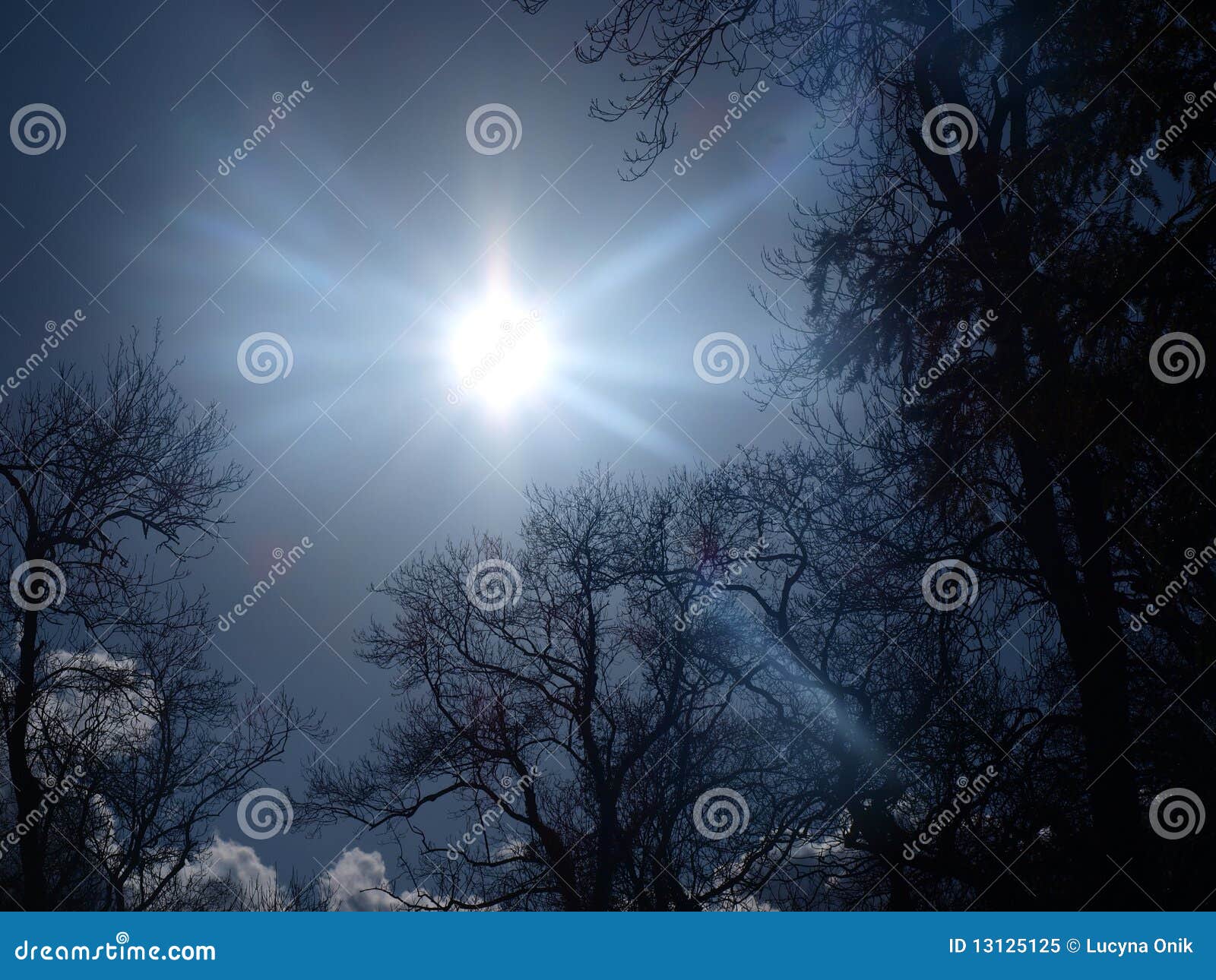 Sun stock image. Image of cold, clouds, cloud, blue, park - 13125125