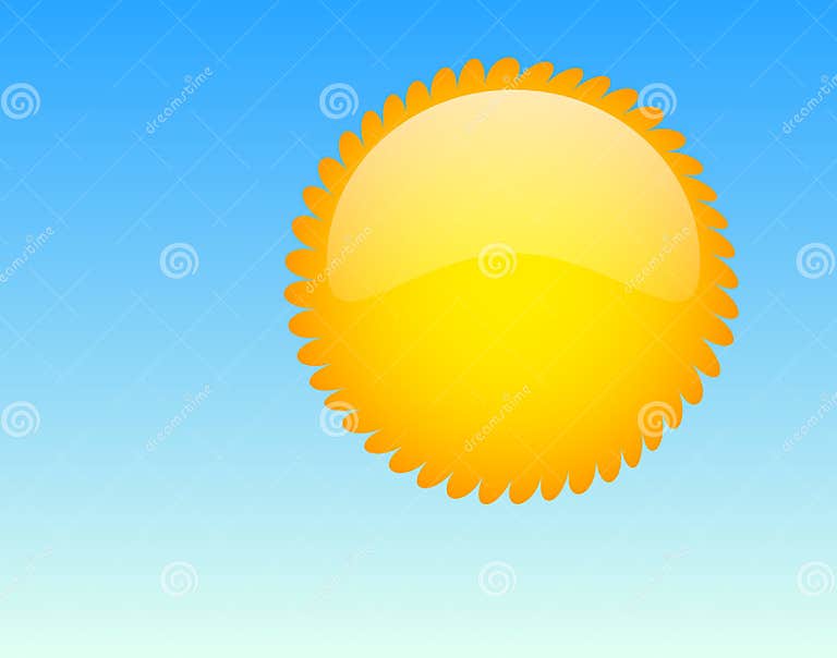 Sun stock vector. Illustration of bright, sunbeam, cartoon - 14964537