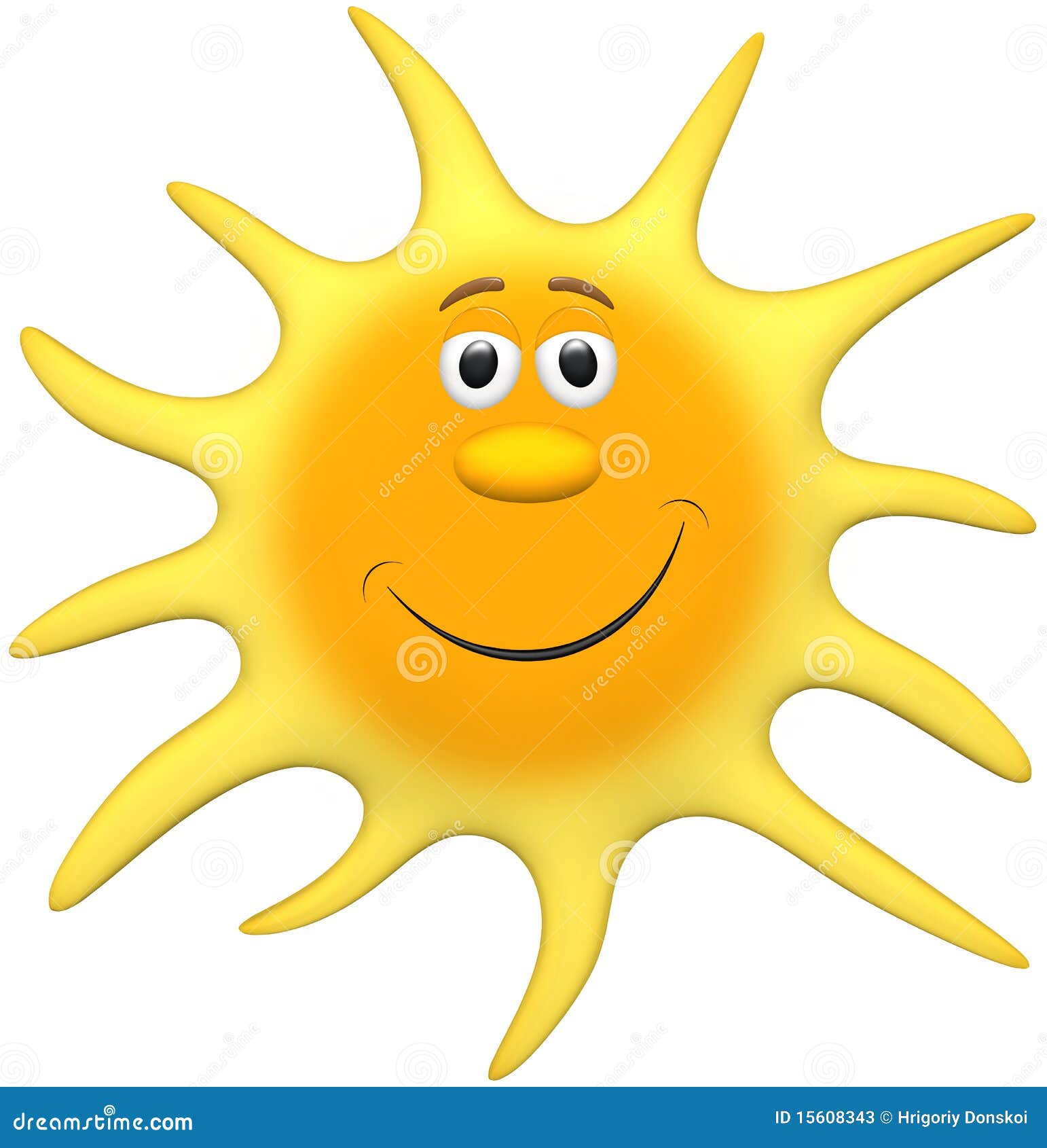 Sun stock illustration. Illustration of character, design - 15608343