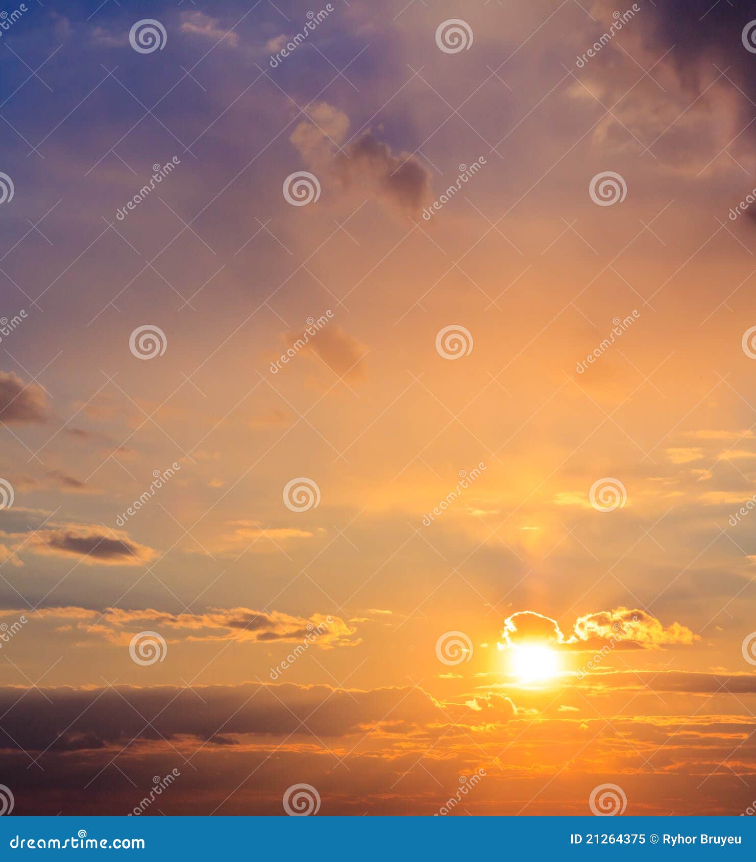 Sun stock image. Image of beauty, evening, outdoors, overlap - 21264375