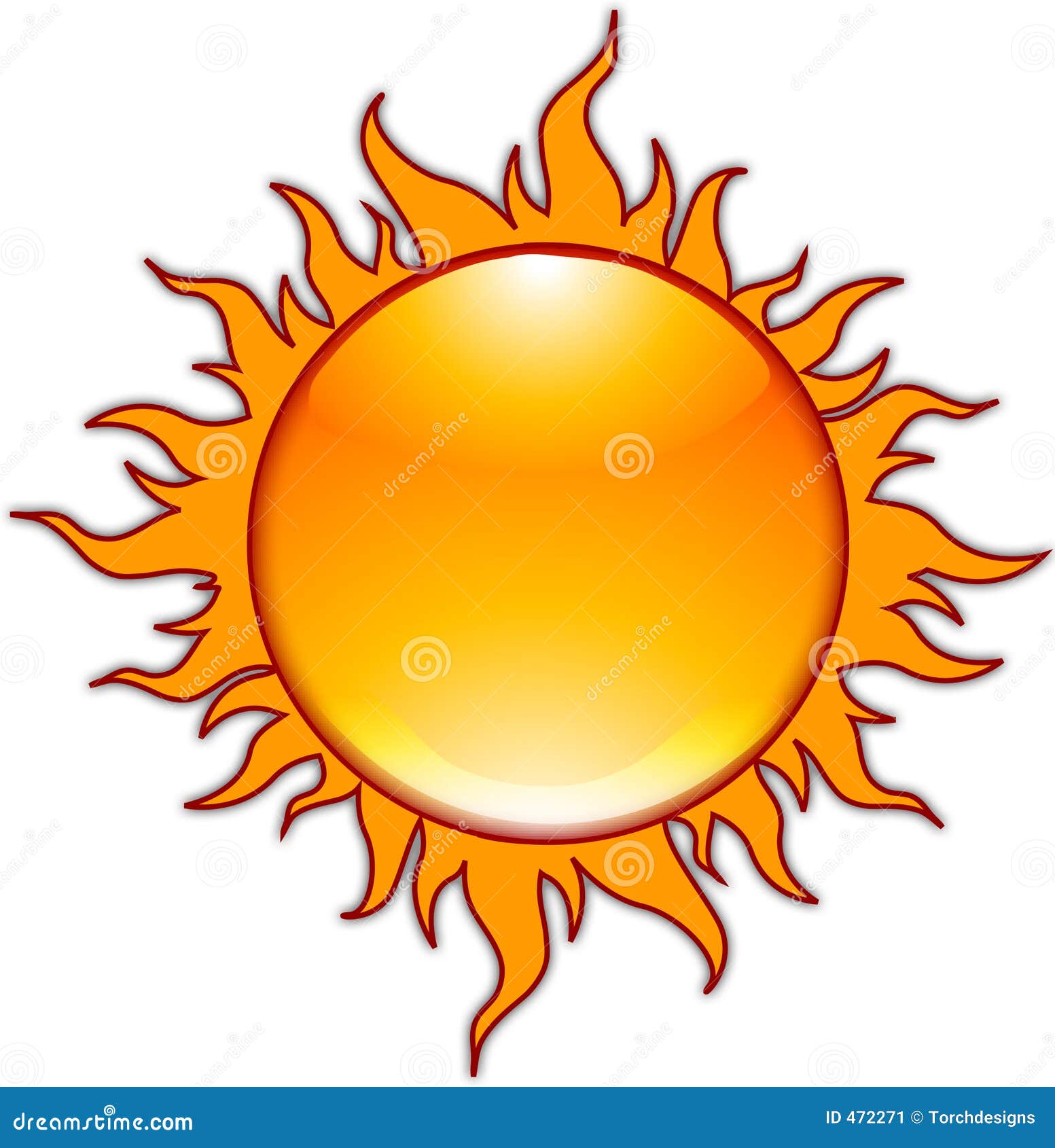The Sun stock illustration. Illustration of shine, bright - 472271