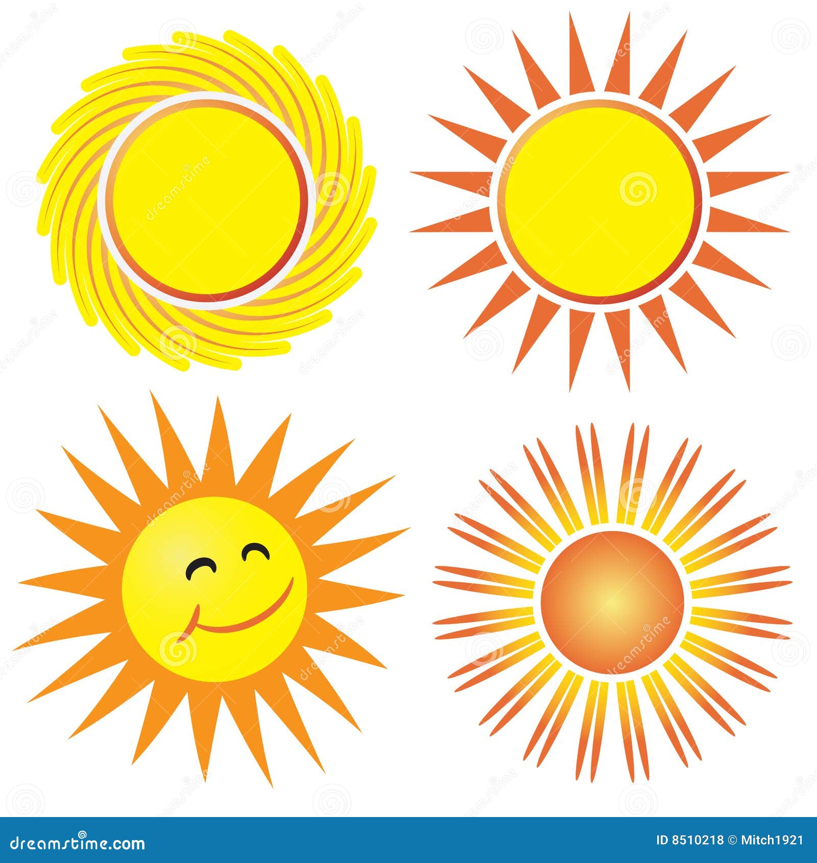 Sun stock vector. Illustration of suns, weather, graphic - 8510218