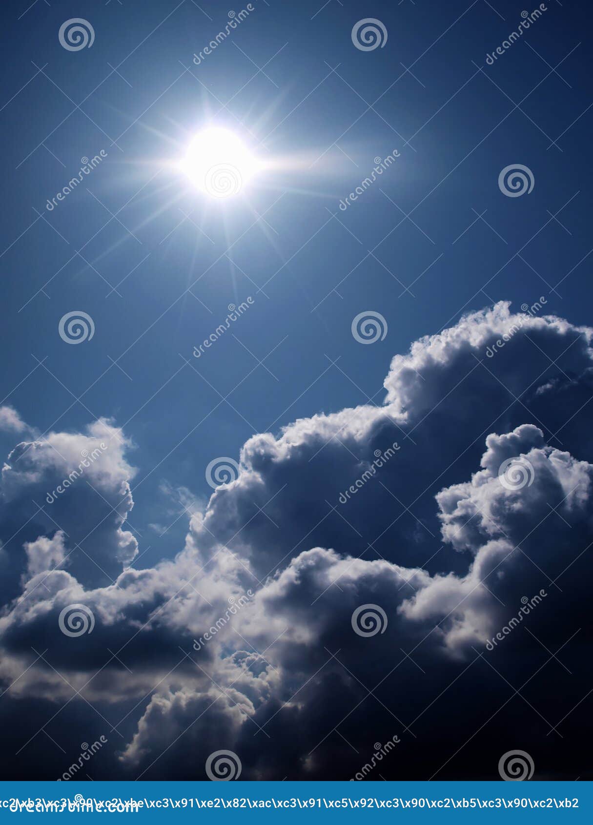 Sun above the clouds stock image. Image of freedom, clean - 10265405