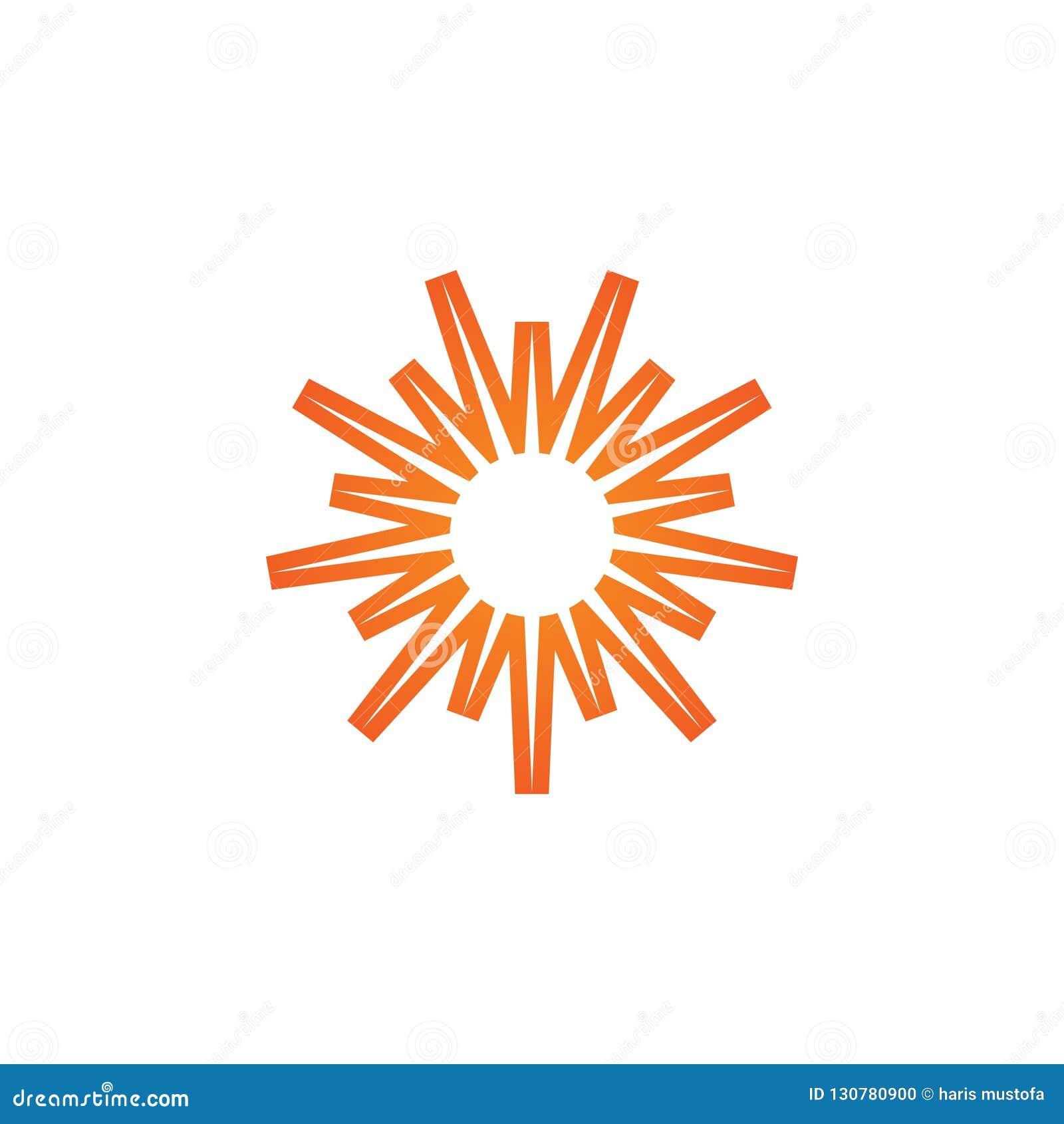 Sun Abstract Graphic Design Element Template Vector Illustration Stock ...