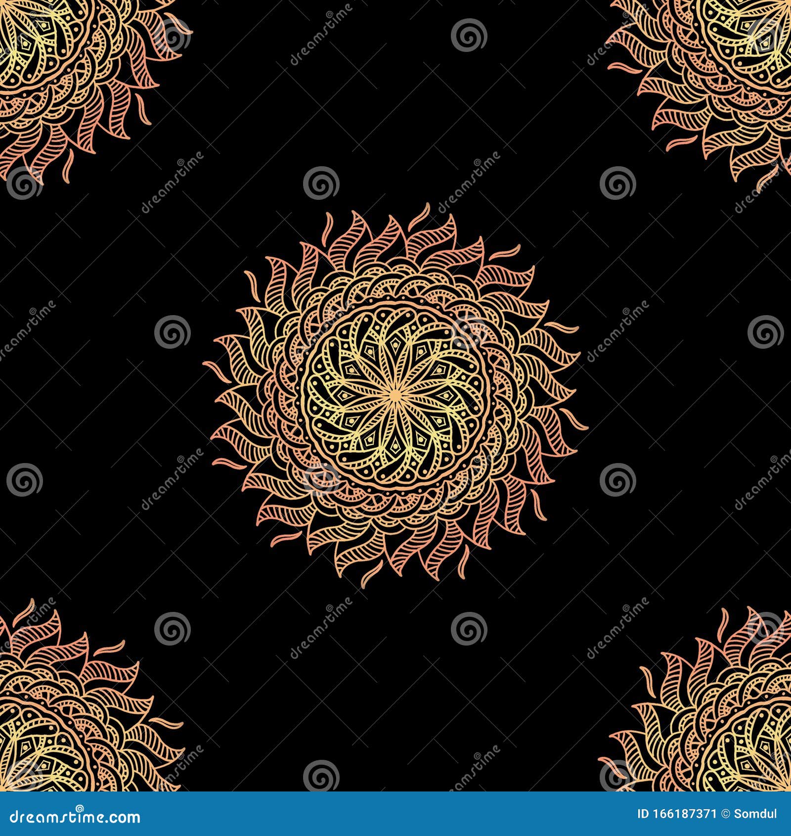 Sun art in oriental style stock illustration. Illustration of asia ...