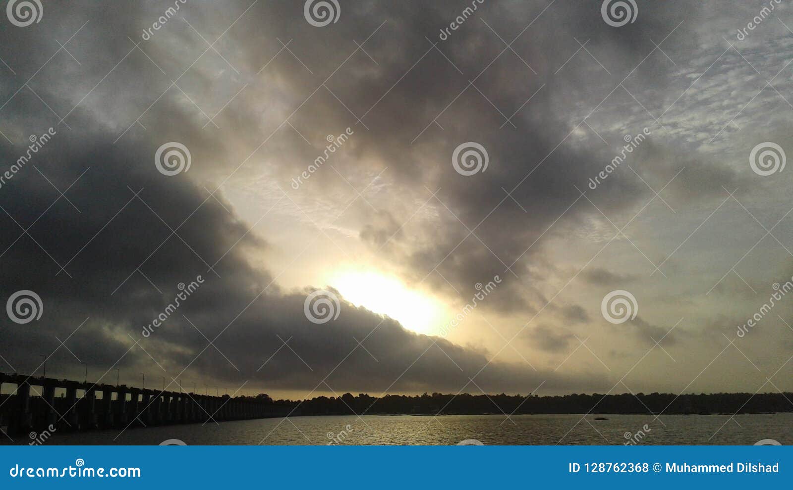 Sun As Going Rain is Coming Stock Photo - Image of rain, coming: 128762368