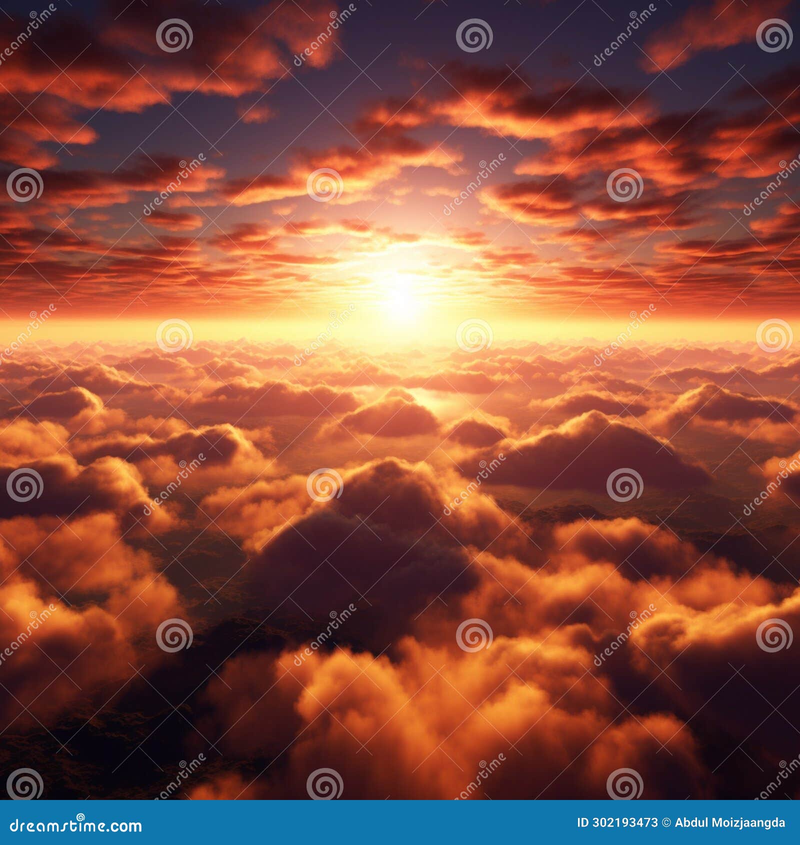 Sun Ascends, Gilding Clouds in a Breathtaking Golden Morning Display ...