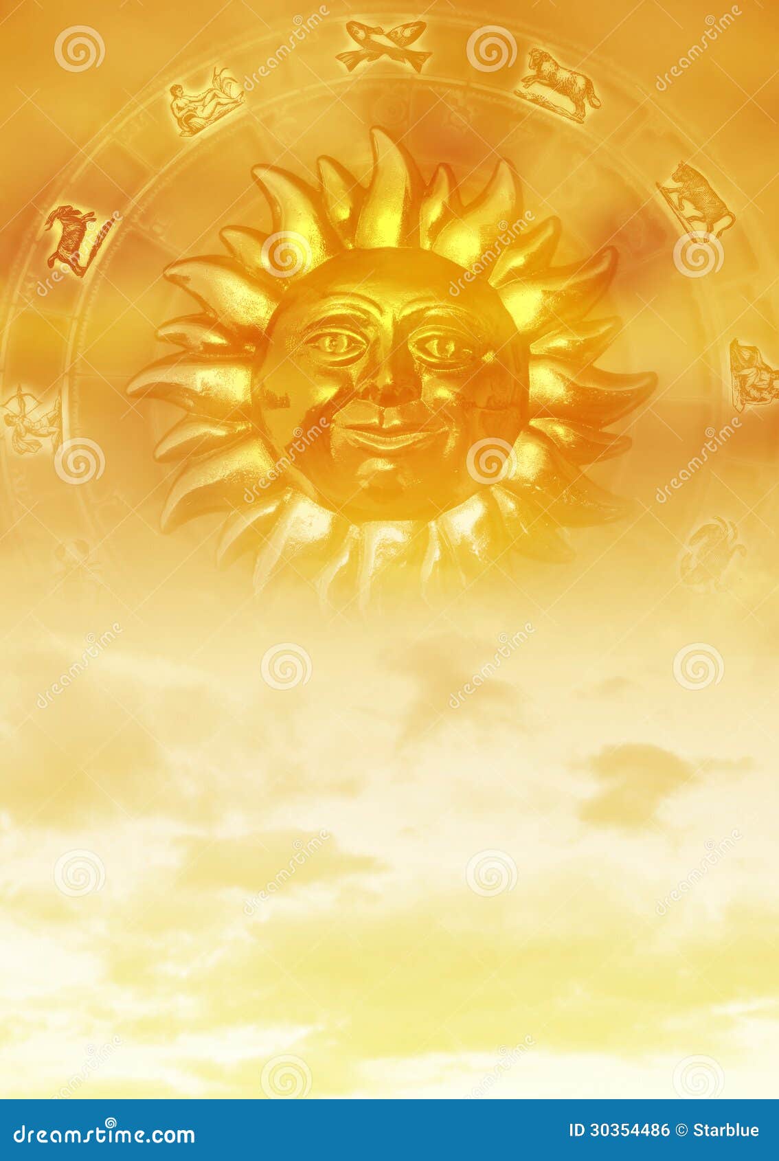 Sun astrology stock photo. Image of symbols, yellow, esoteric - 30354486