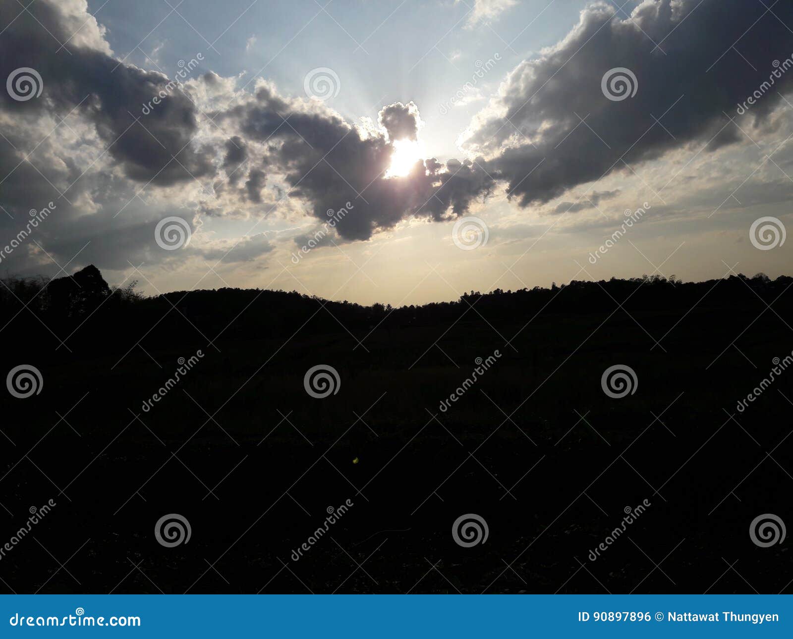 Sun stock photo. Image of cloud, back, sunset, shadow - 90897896
