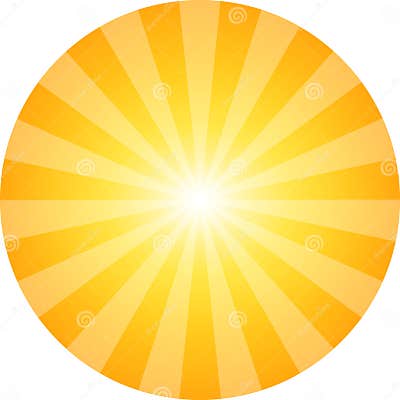 Sun Background in Circle Shape Stock Vector - Illustration of design ...