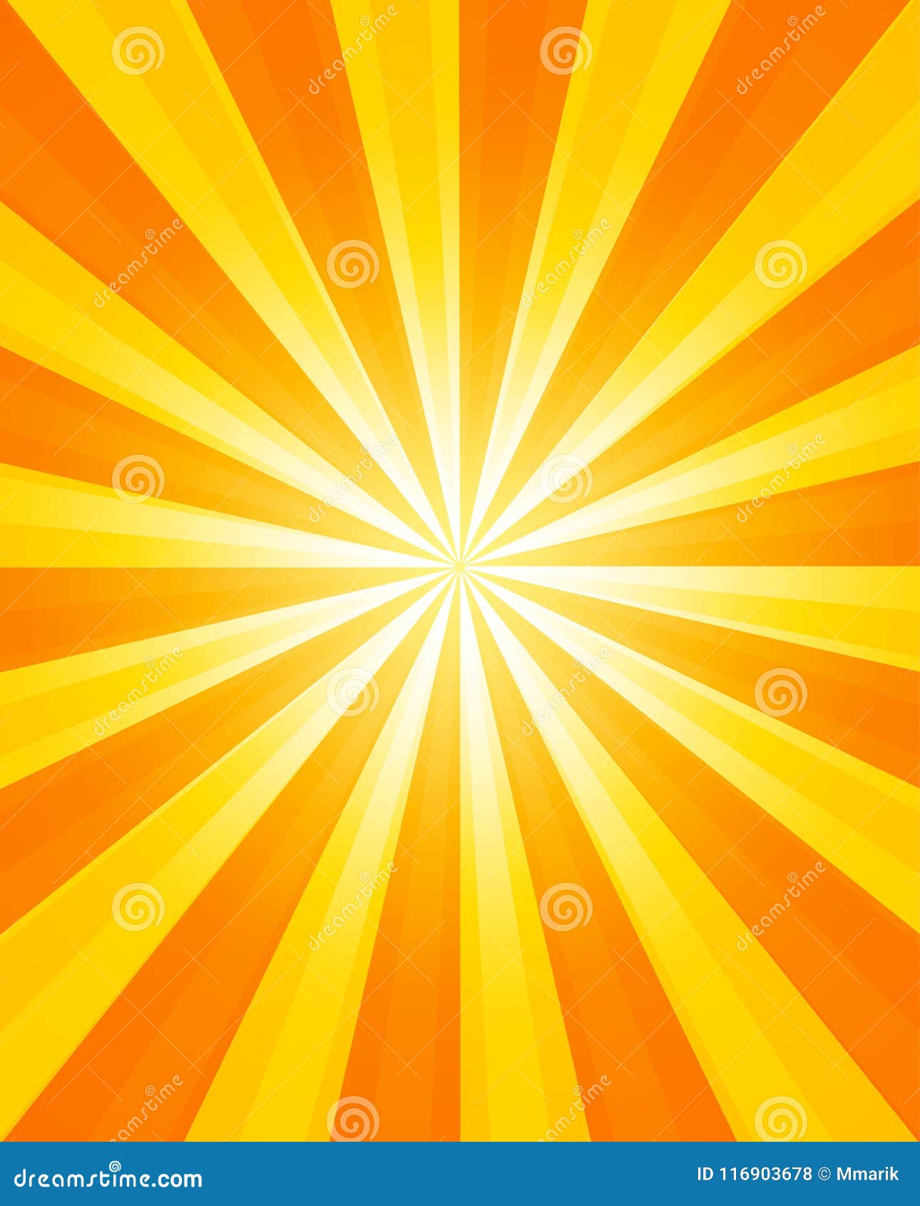 Sun Background with Glowing Rays Stock Vector - Illustration of light ...
