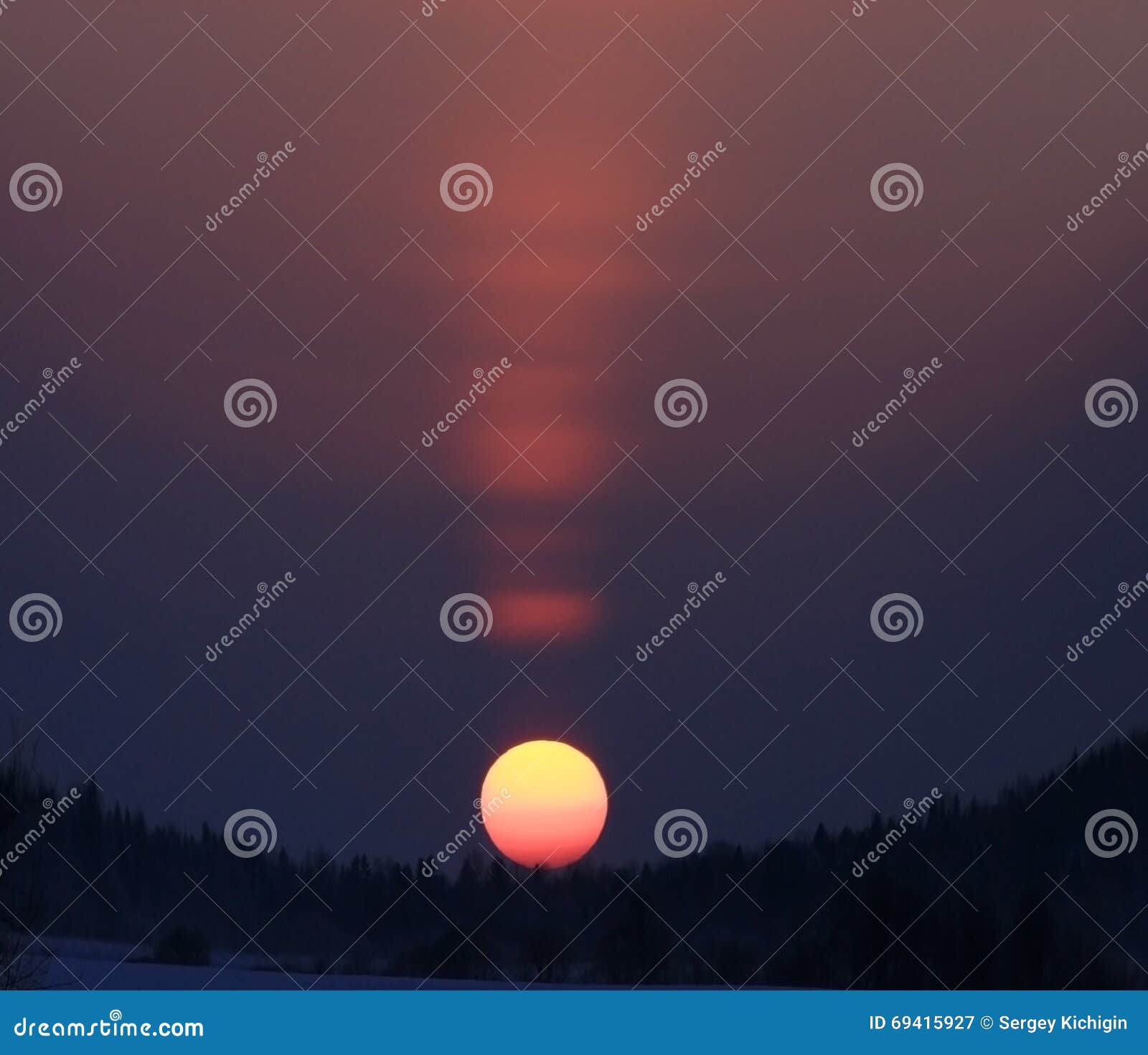 Sun ball at sunset stock image. Image of hill, ball, nature - 69415927