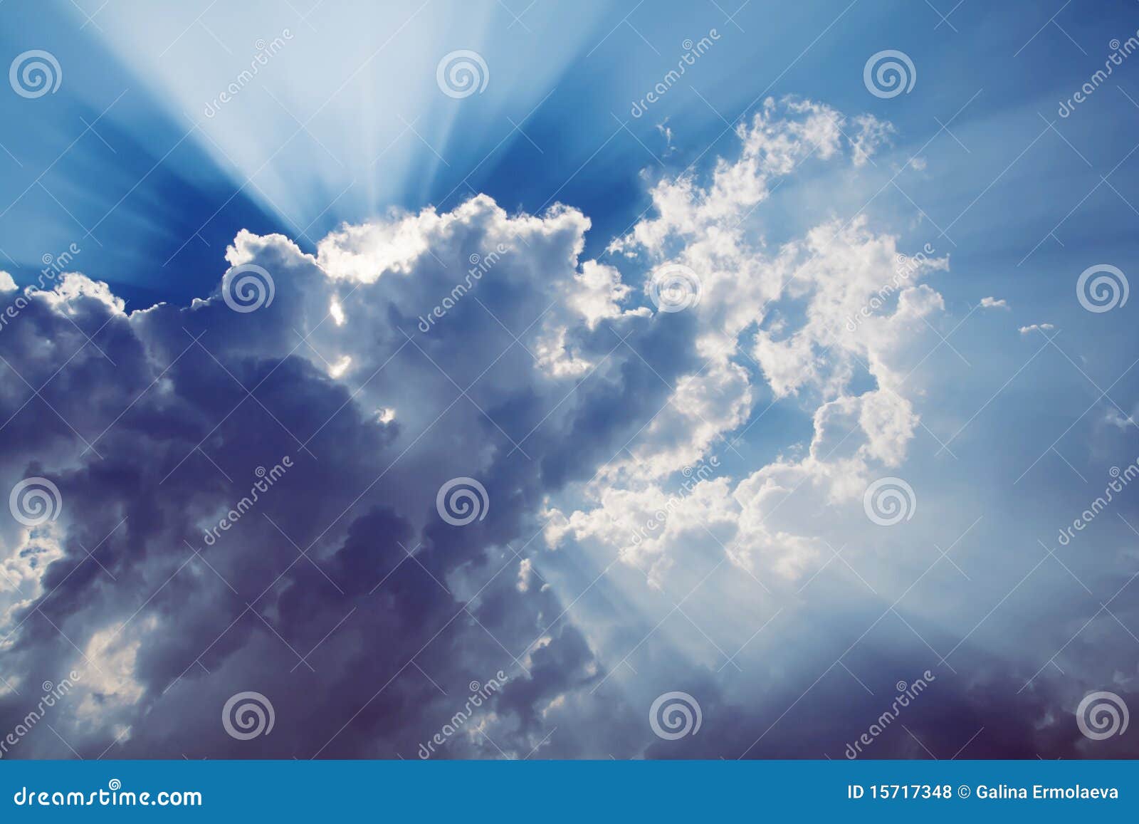 Sun beam stock photo. Image of weather, sunlight, cloudy - 15717348