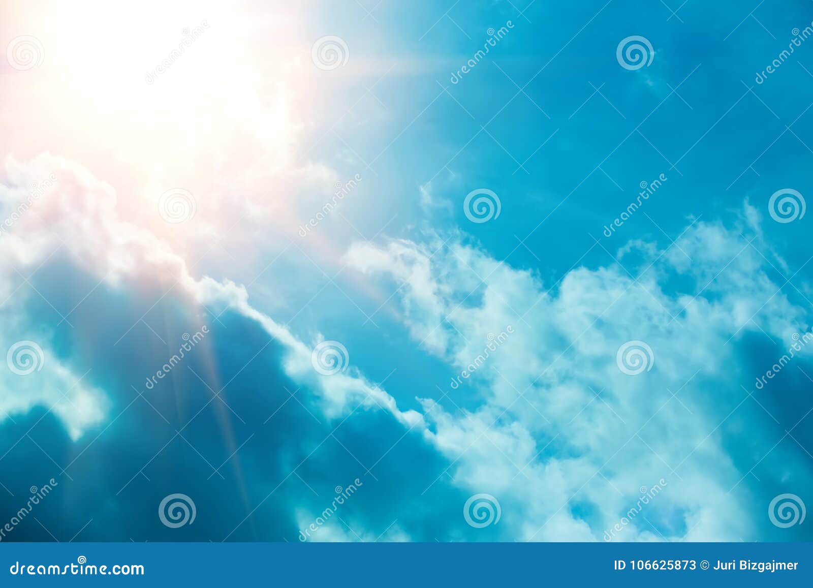 Beautiful Heavenly Landscape Stock Image - Image of high, sunburst ...