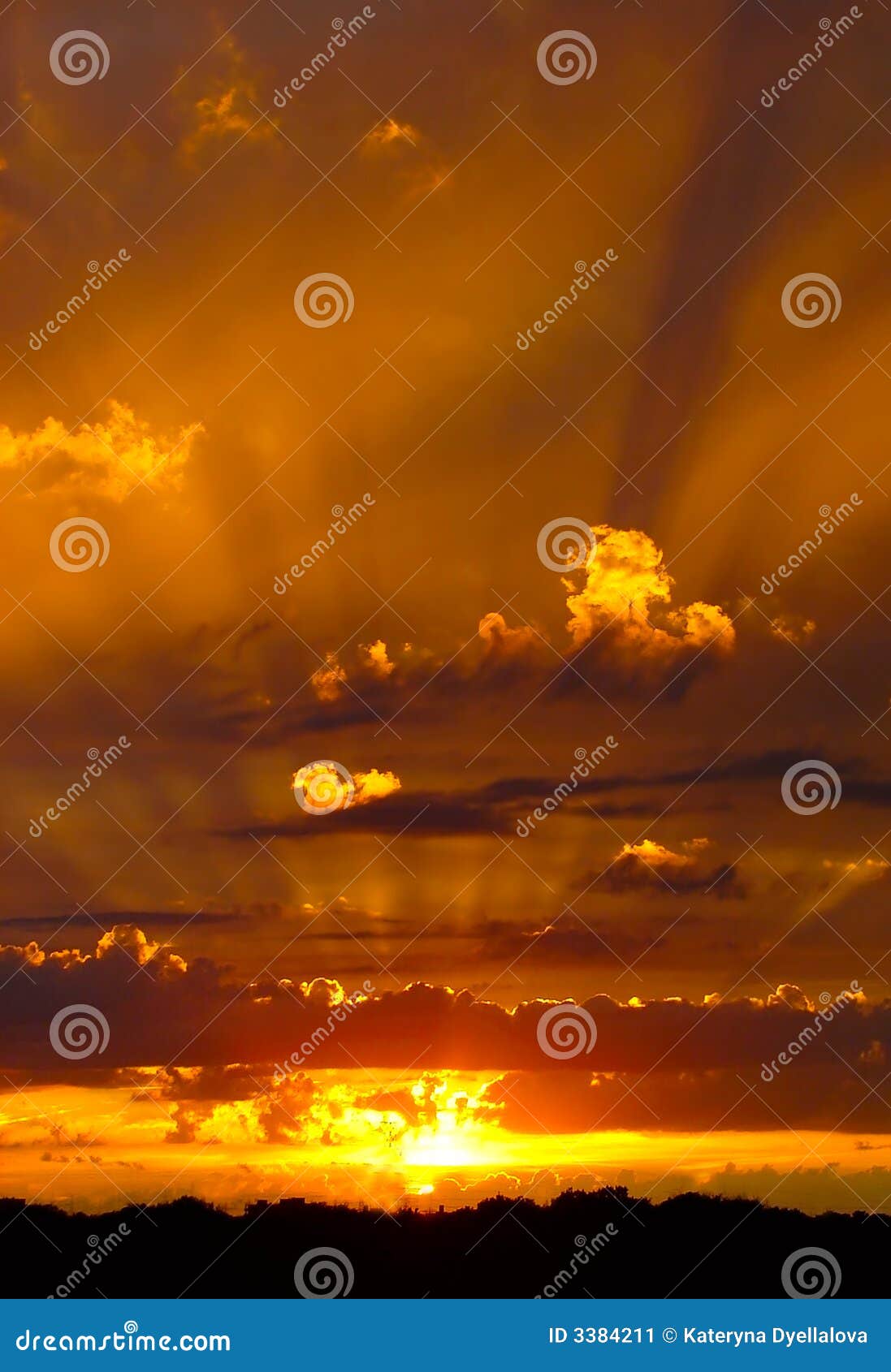Sun beams stock image. Image of heaven, shine, beautiful - 3384211