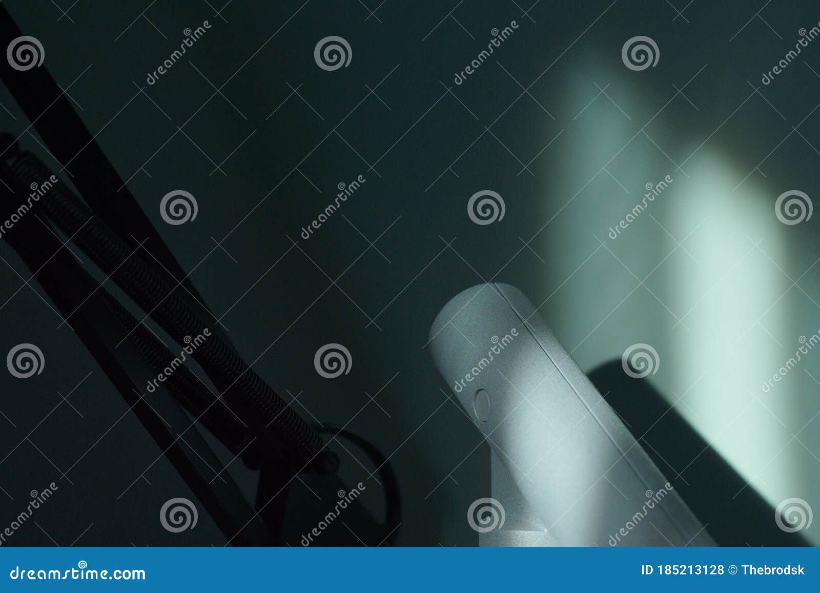 Sun Beams Falling on Metal Extension Arm Stock Photo - Image of design ...