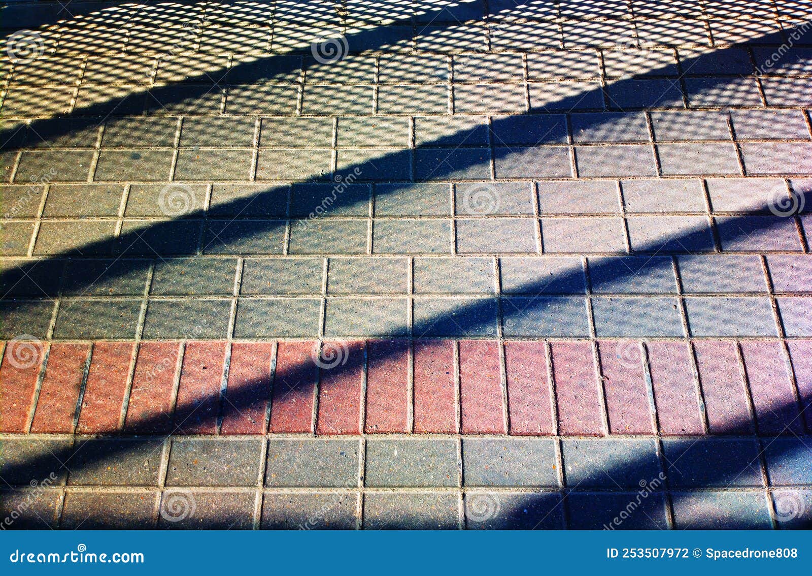 Sun Beams on Street Pavement Texture Background Stock Photo - Image of ...