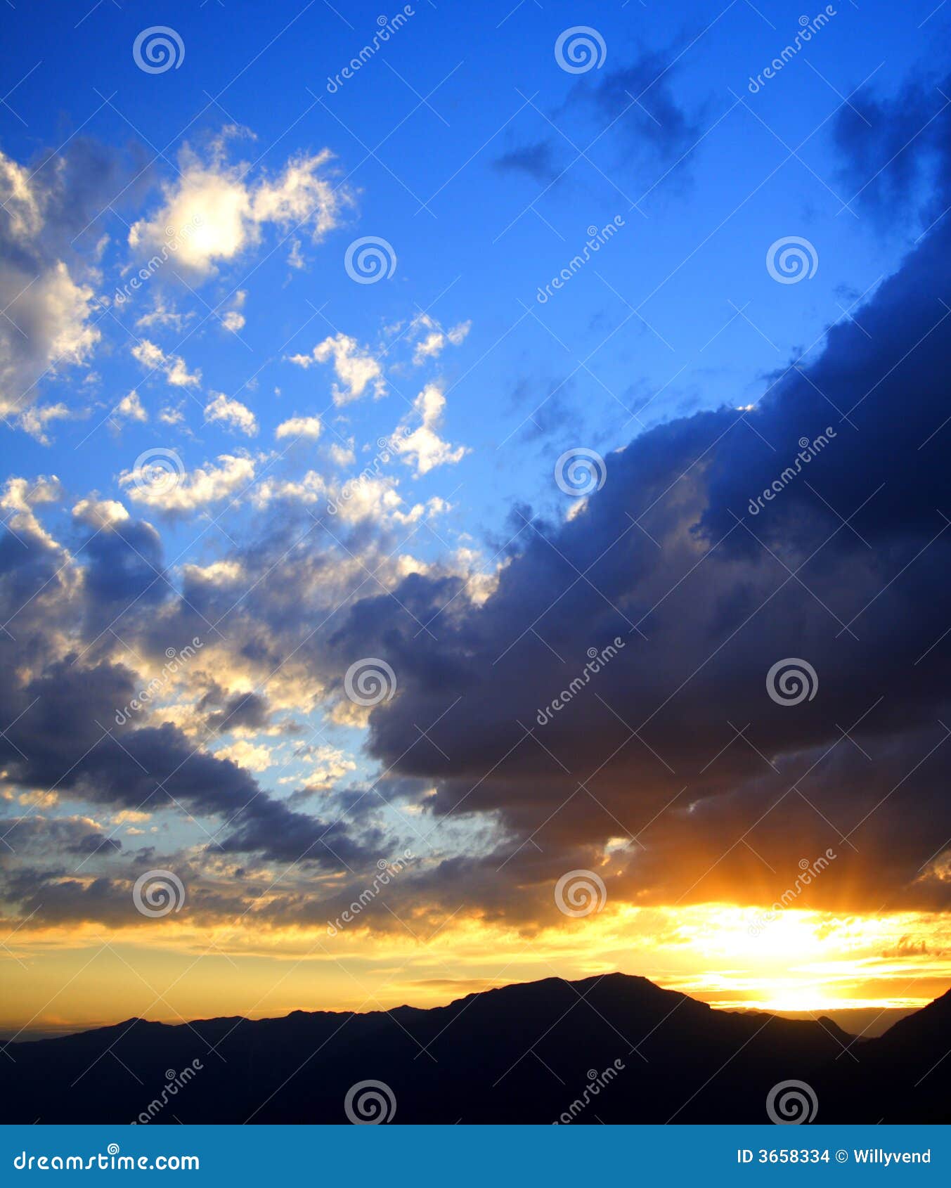Sun blast and clouds stock photo. Image of imagery, birth - 3658334