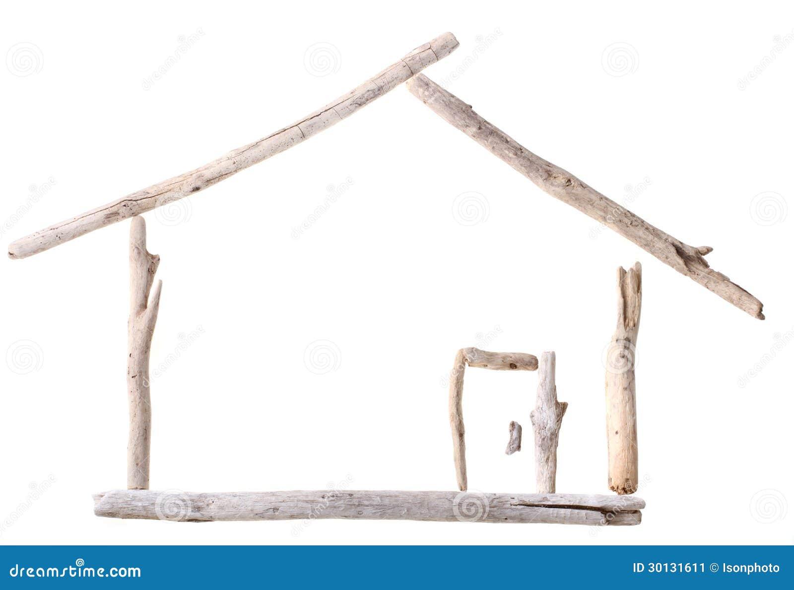 Stick house stock image. Image of shelter, beach, roof - 30131611