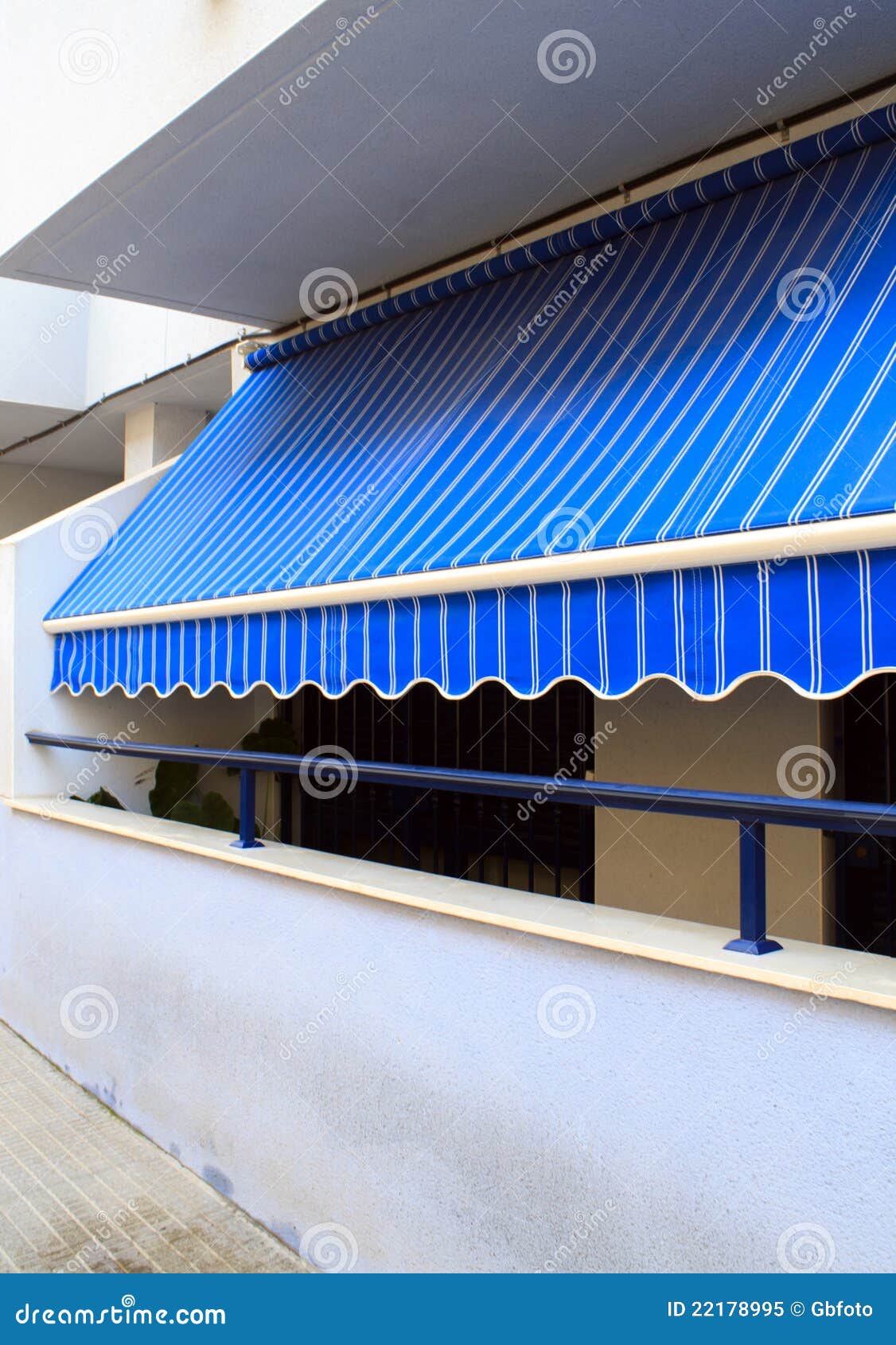 Sun blind stock image. Image of rail, modern, shadow - 22178995