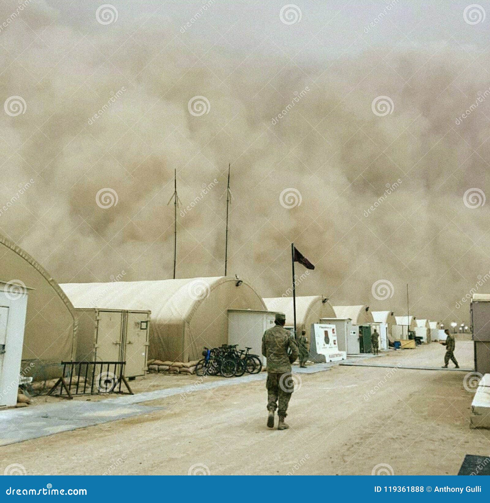 Sun Blocked from Sandstorm editorial stock photo. Image of kuwait ...