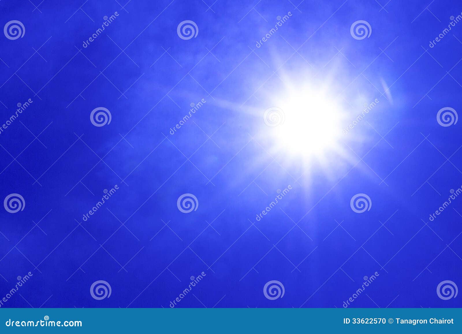 Sun,blue sky stock photo. Image of skyline, space, meteorology - 33622570