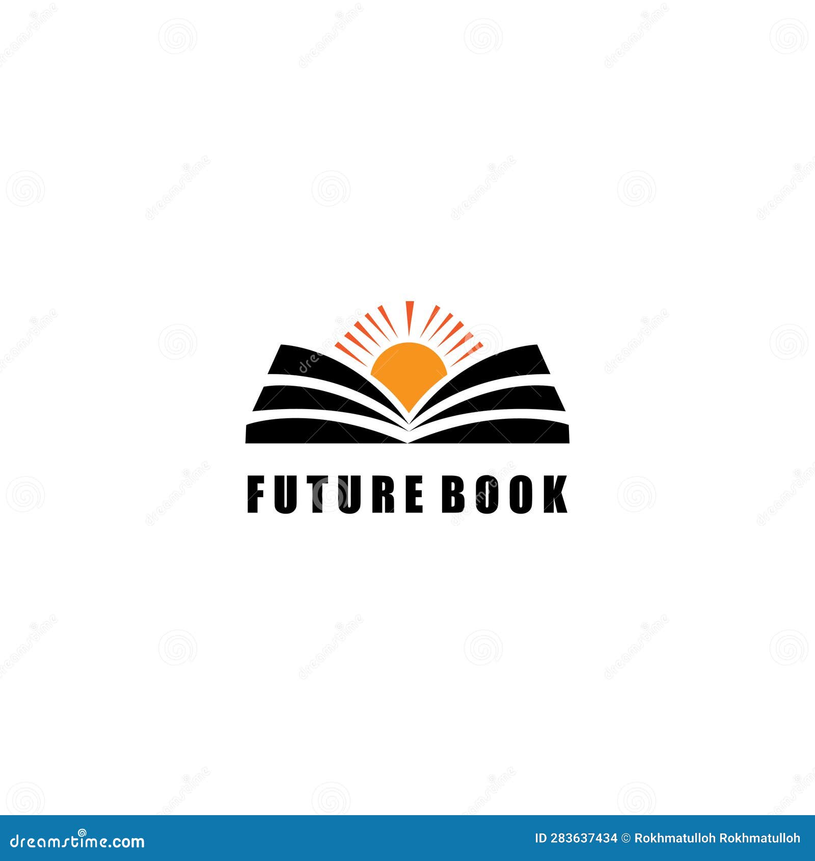 Sun Book Future Logo Design Abstract Vector Illustration Stock Vector - Illustration of template ...