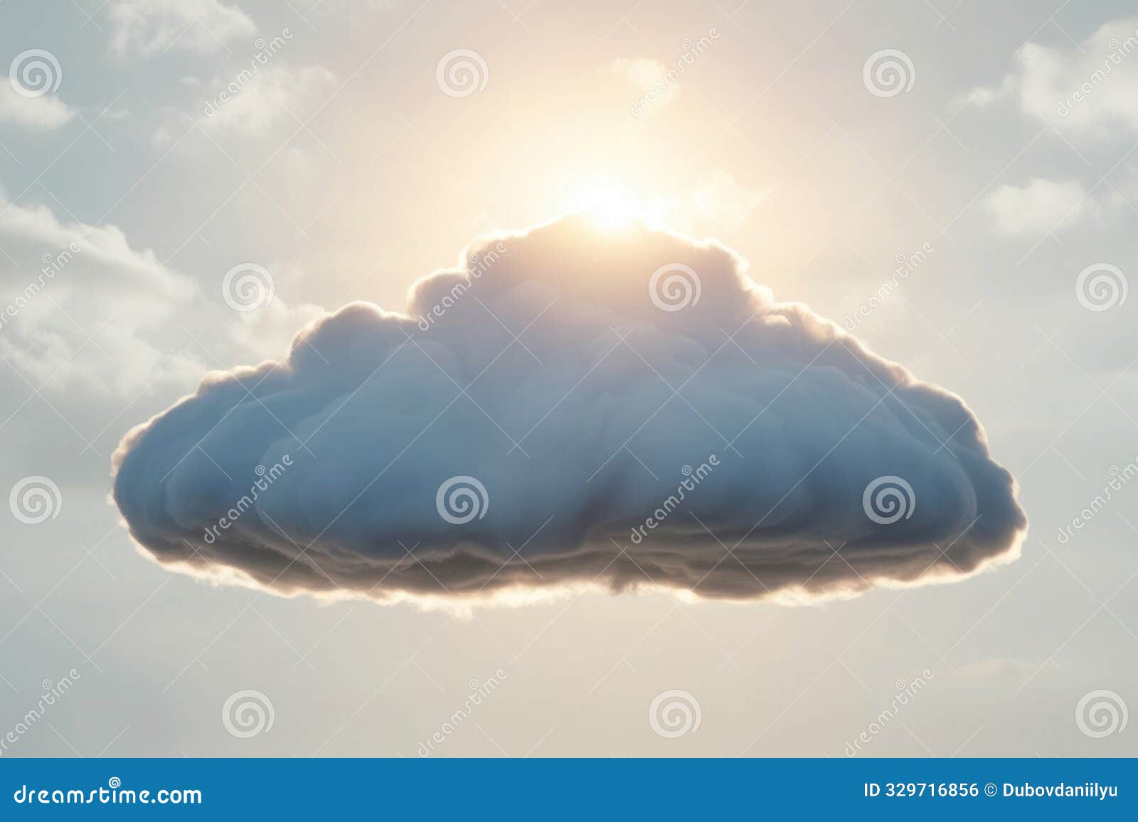 The Sun Breaking through the Clouds Symbolizes Changing Weather and ...