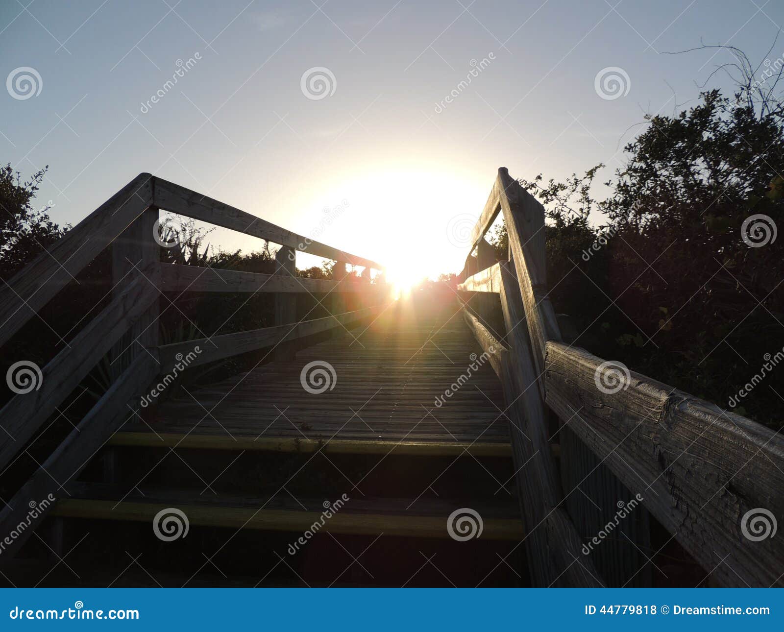 Sun Bridge stock photo. Image of sunset, sunrise, bridge - 44779818