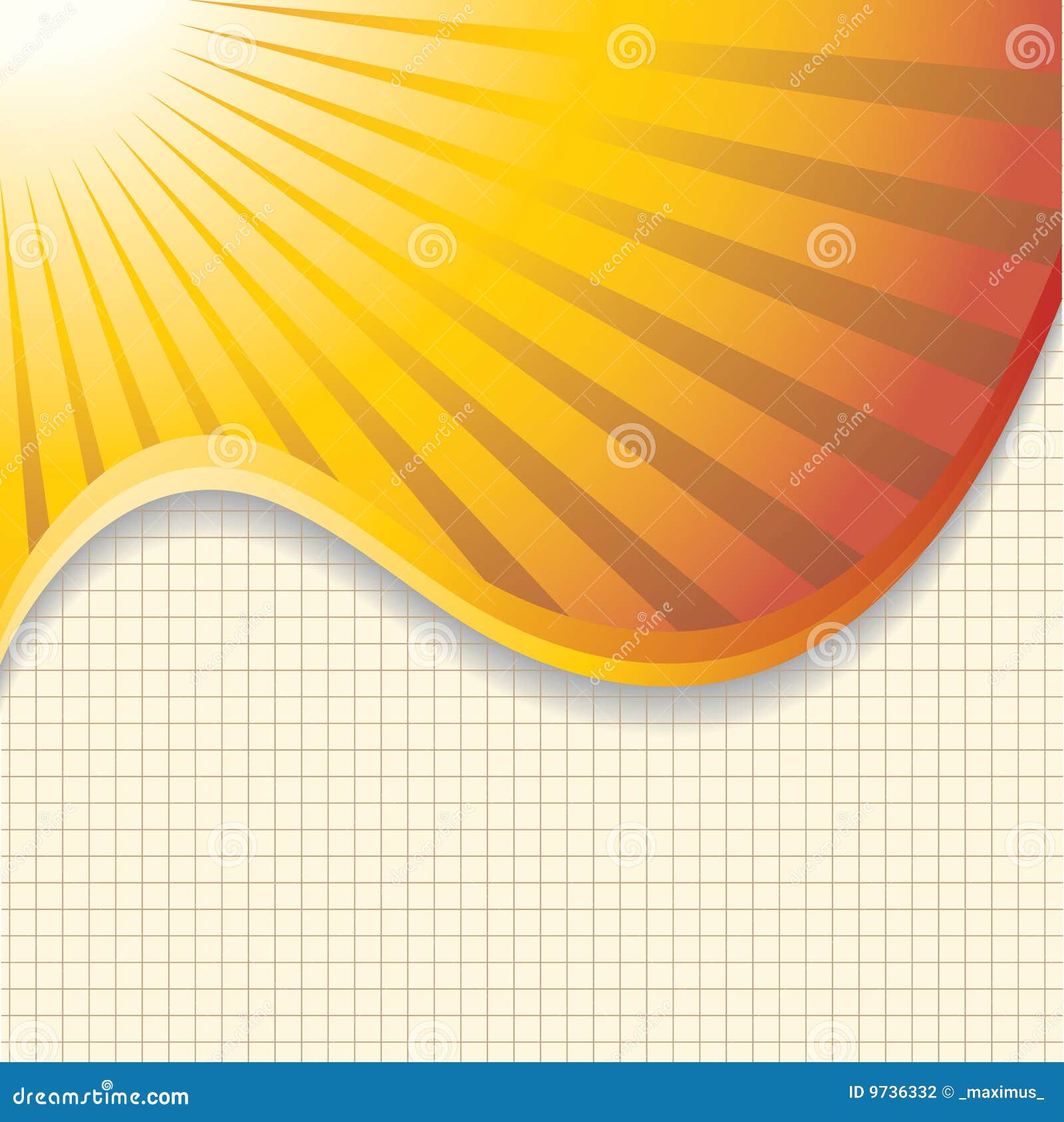 Sun card vector stock vector. Illustration of decoration - 9736332