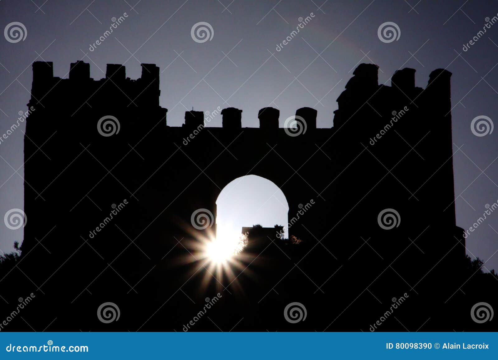 Sun castle stock photo. Image of history, shining, glow - 80098390