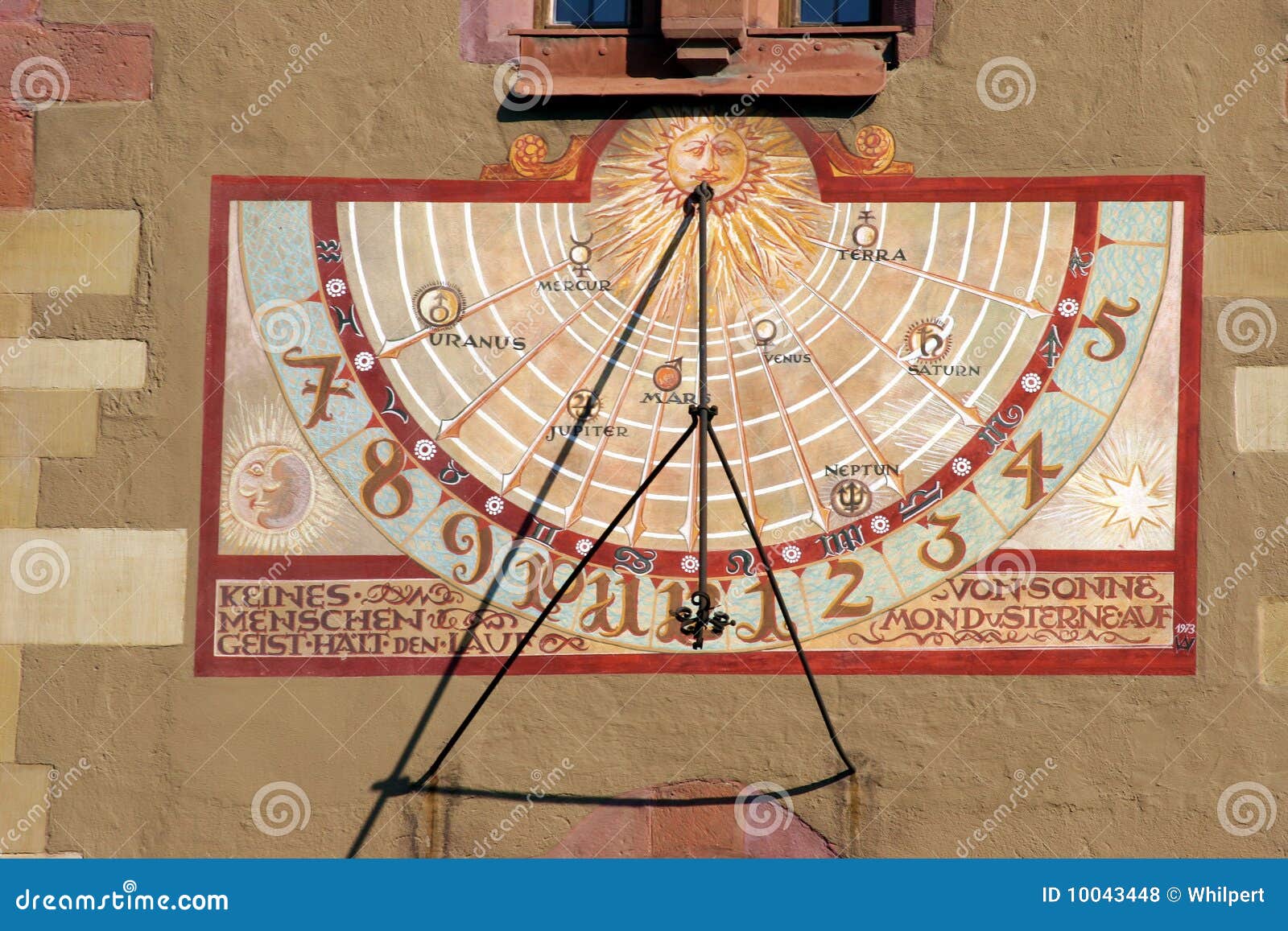 Sun Clock stock illustration. Illustration of sunlight - 10043448