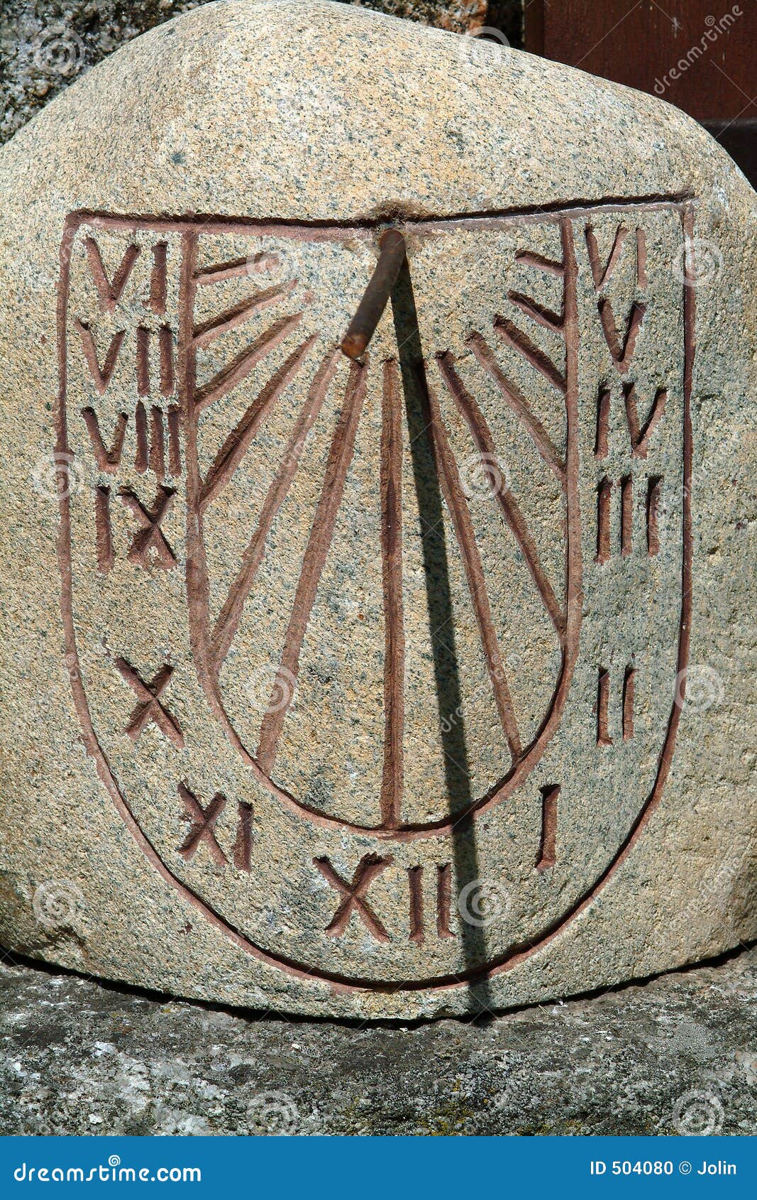 Sun clock stock photo. Image of retro, history, rock, building - 504080