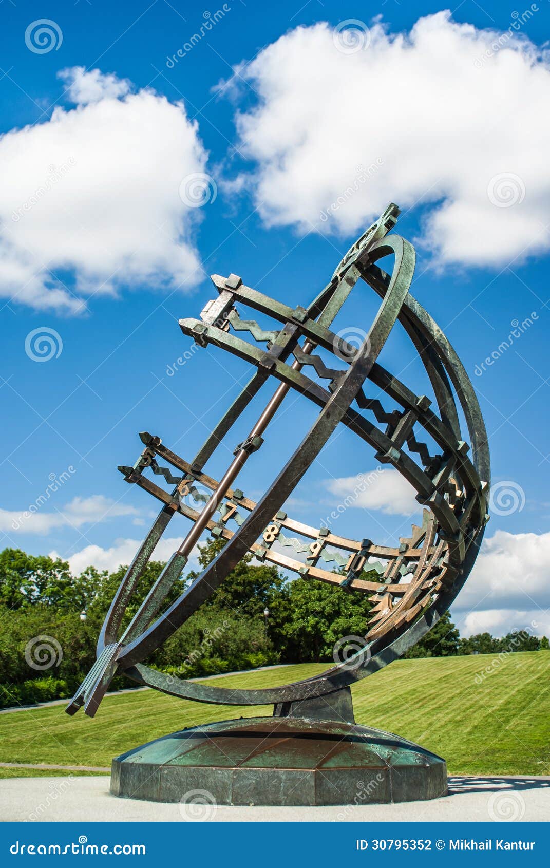 Sun Clock editorial photography. Image of clock, norway - 30795352