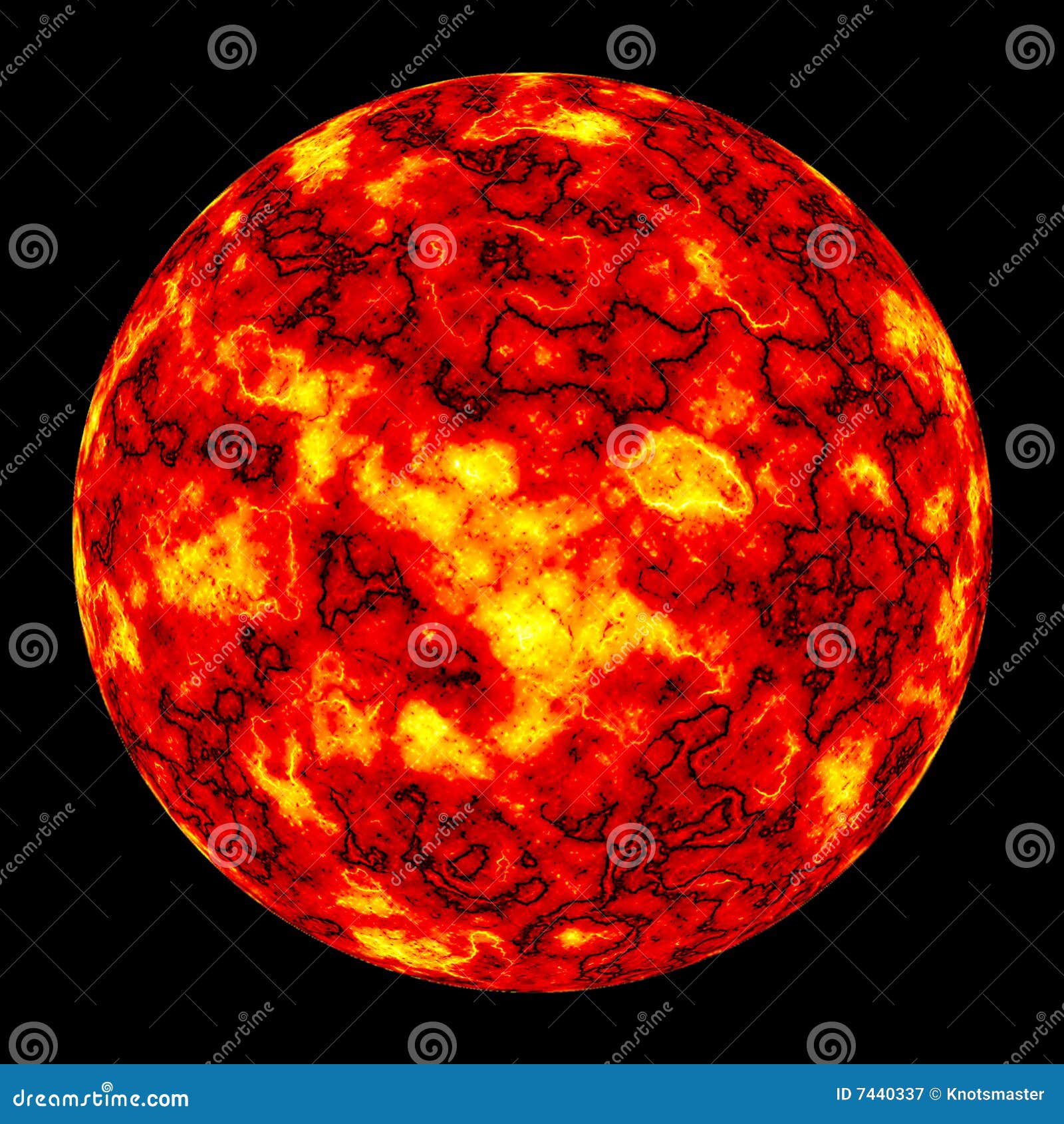Sun close-up stock illustration. Illustration of concentric - 7440337