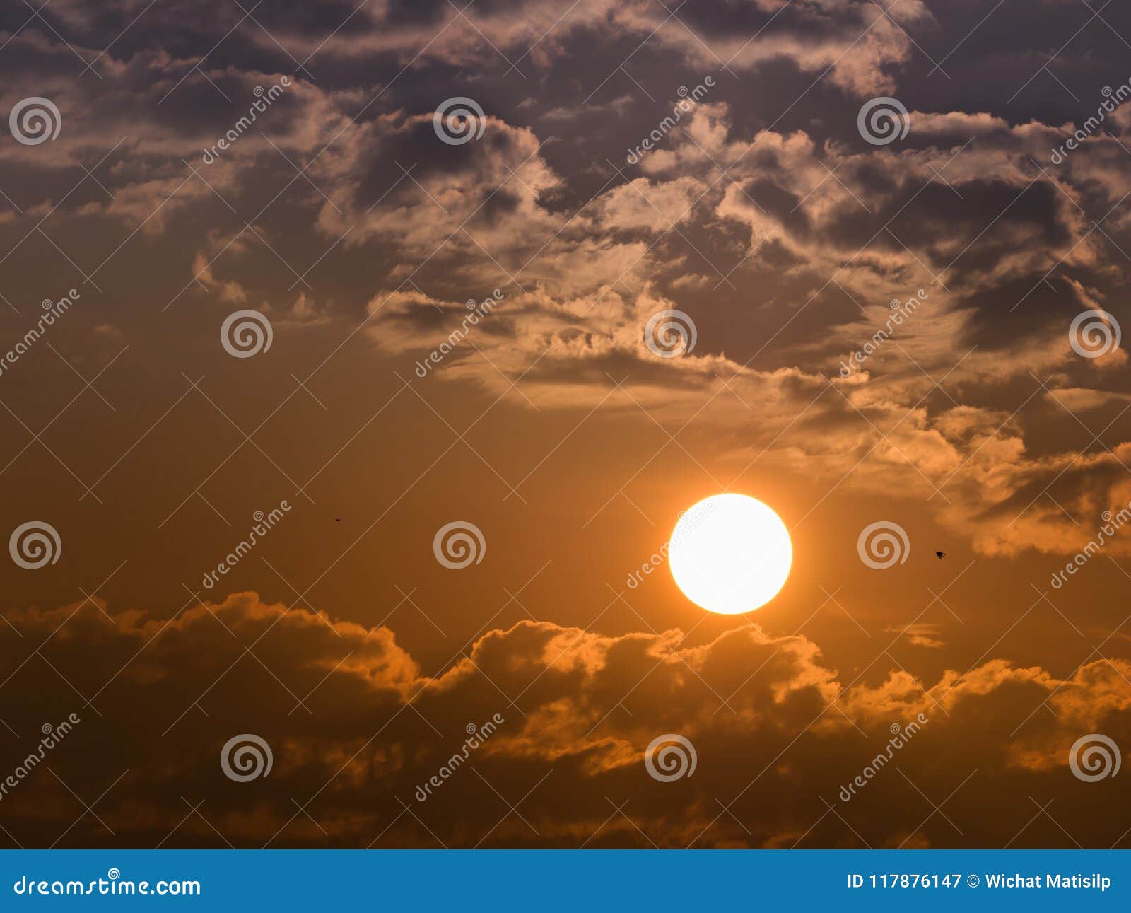 The Sun on the Cloudy Day stock image. Image of cloudy - 117876147