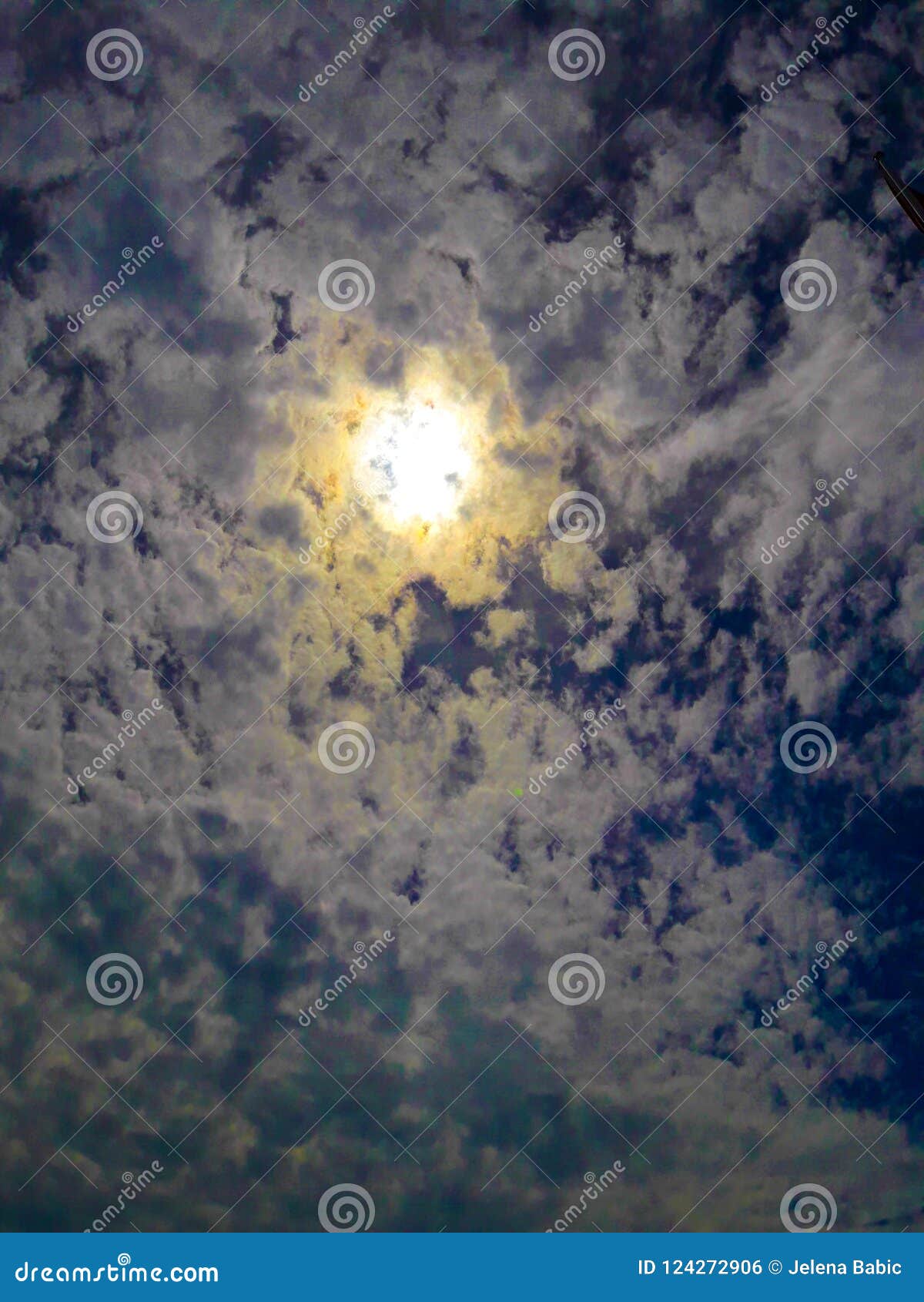 Trying to look at the sun stock photo. Image of look - 124272906