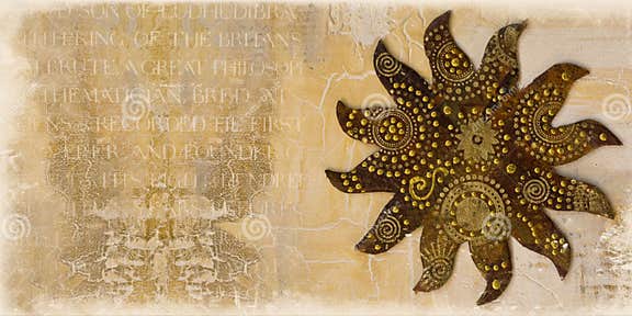 Sun Collage stock illustration. Illustration of painting - 15276584