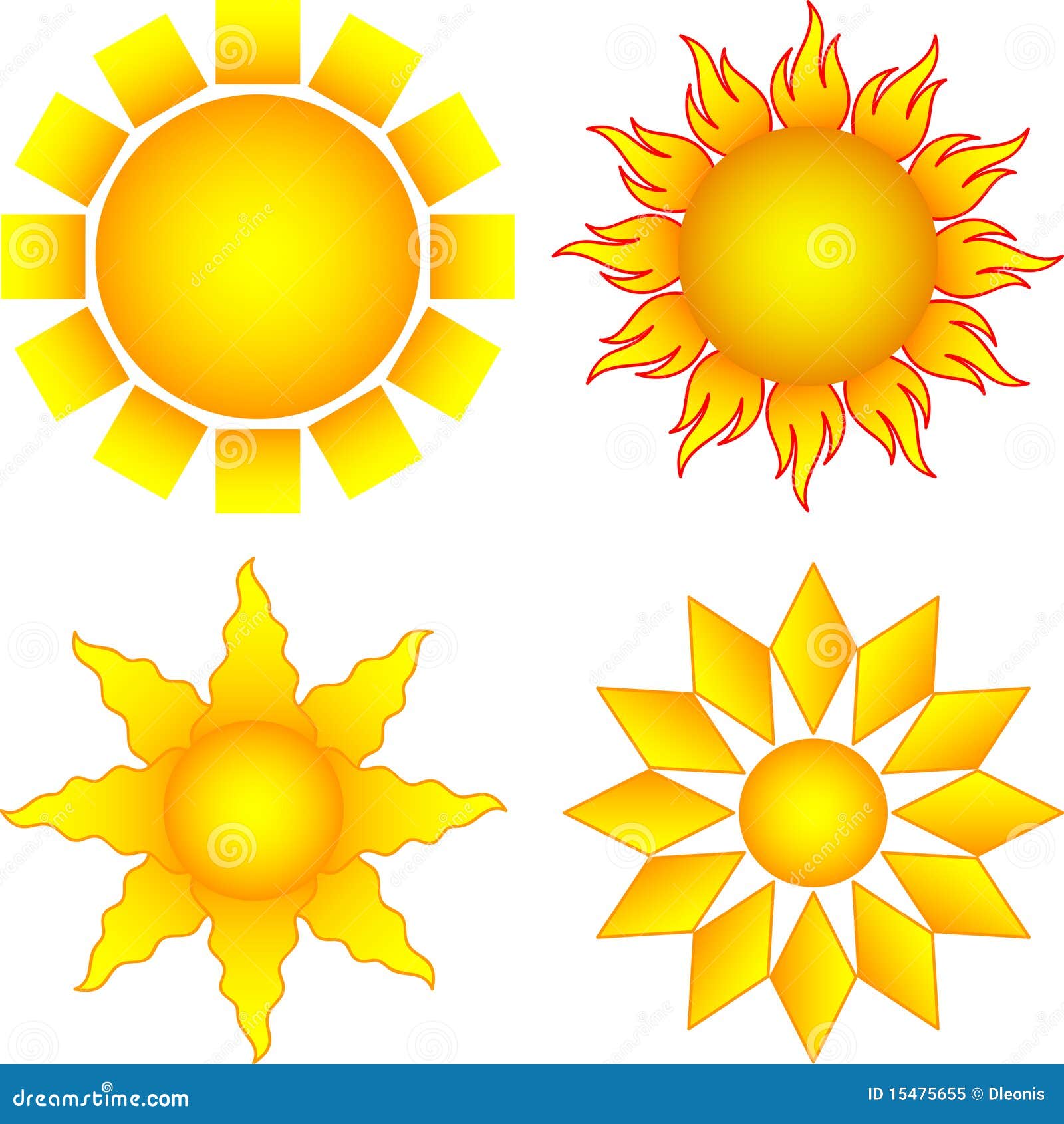Sun collection stock vector. Illustration of nature, rays - 15475655