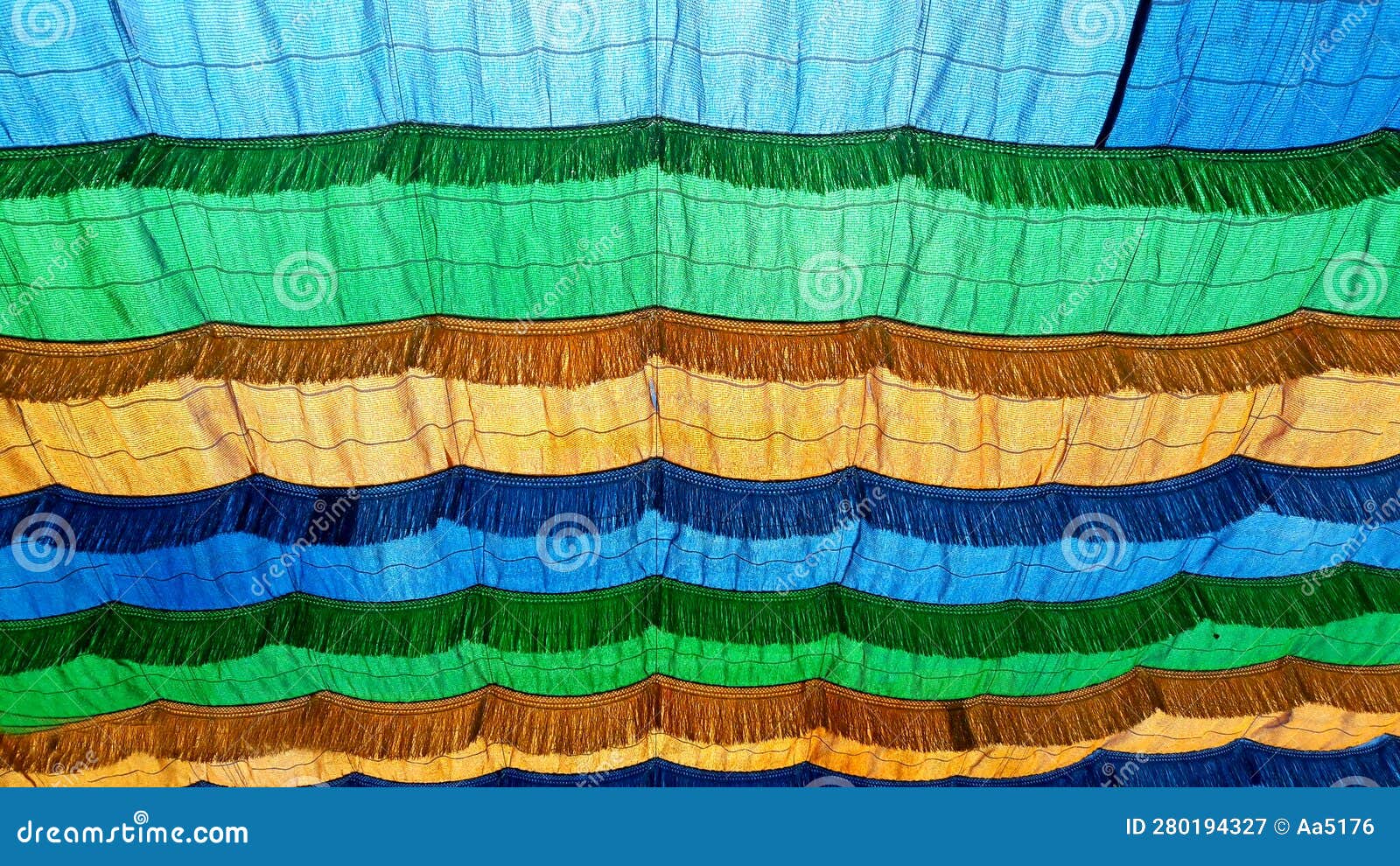 The Sun through the Colorful Plastic Cloth Stock Image - Image of plant ...