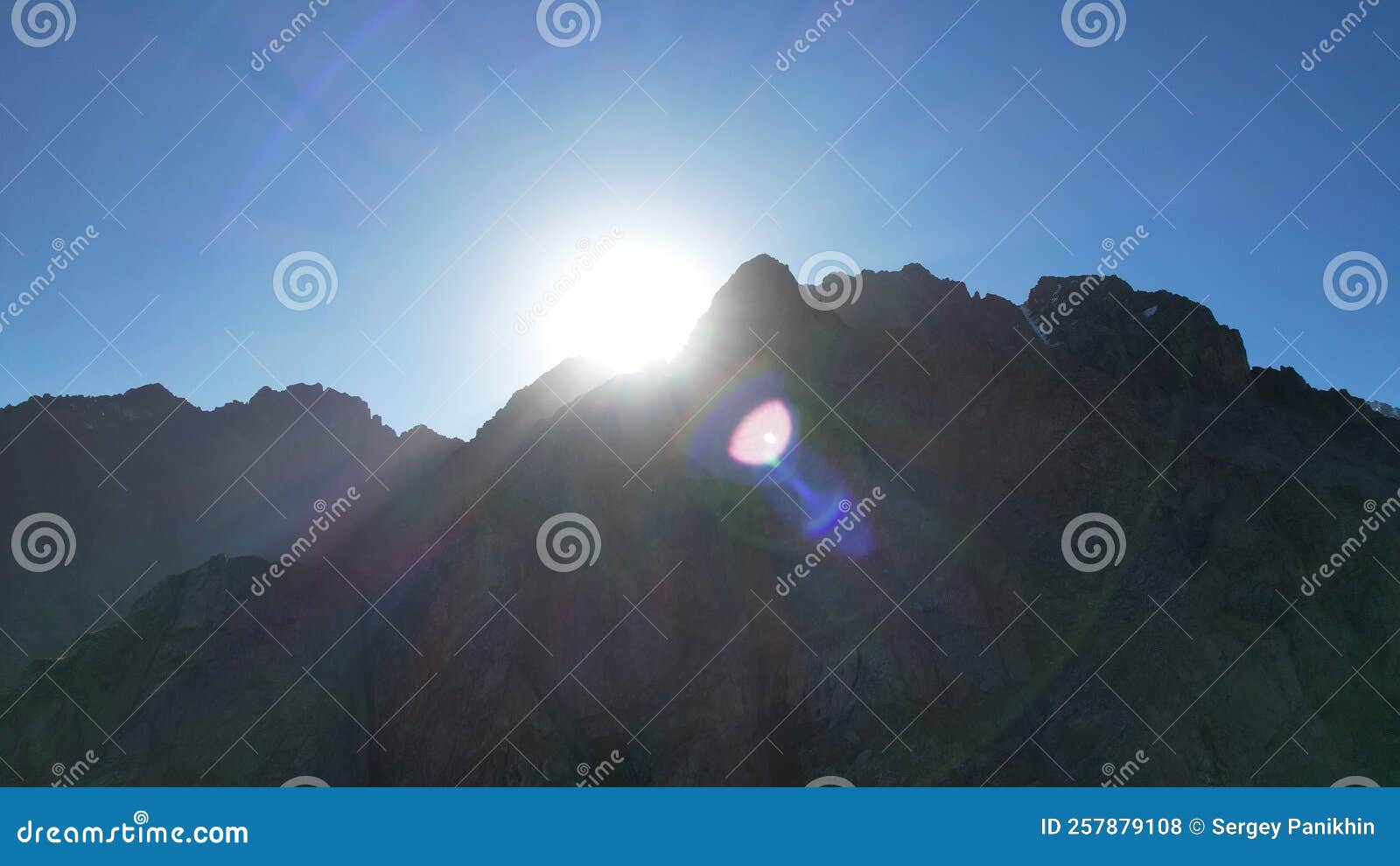 The Sun Comes Out from Behind the Steep Cliffs Stock Photo - Image of aerial, gorge: 257879108