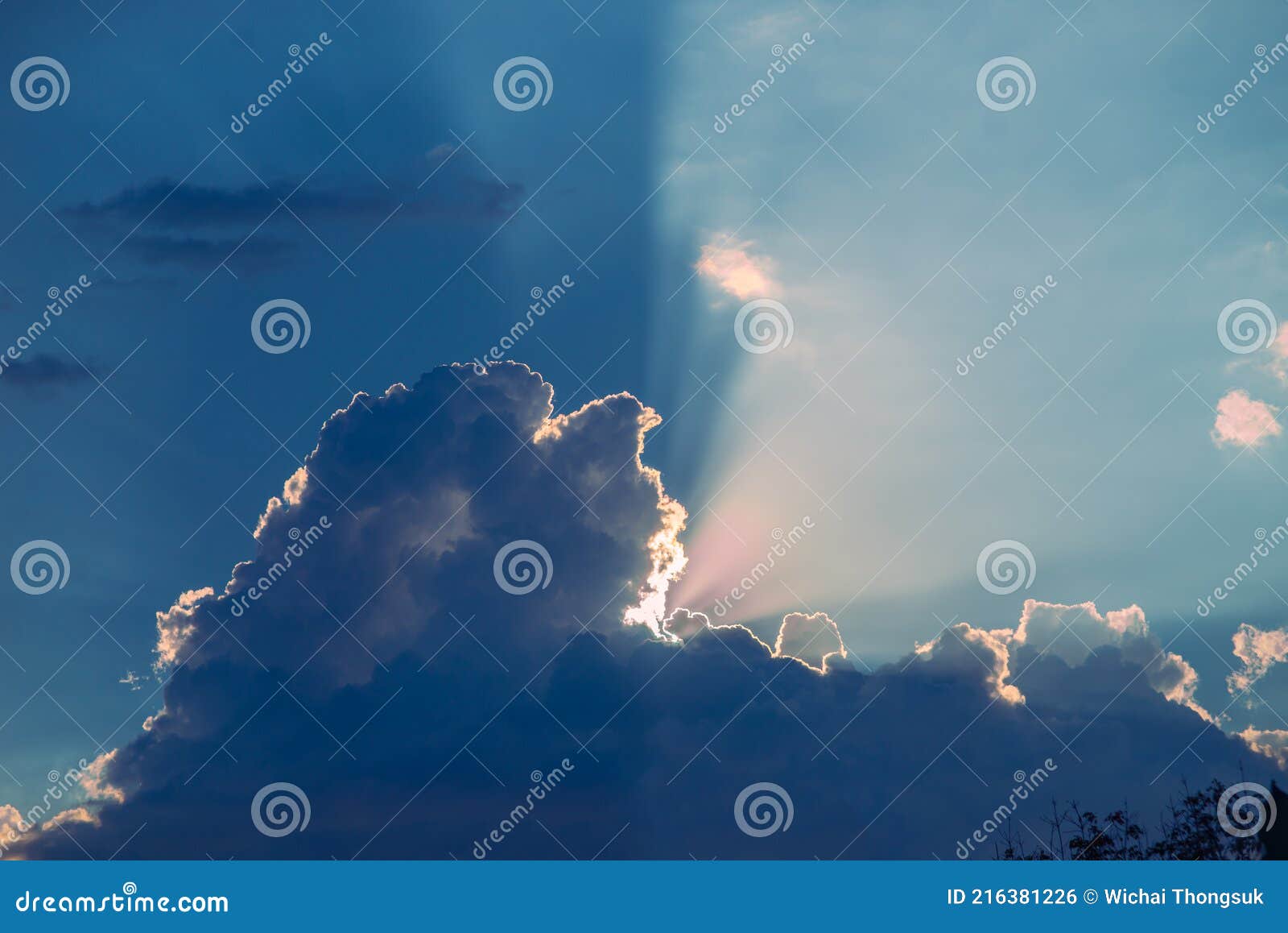 The Sun, Covered by Clouds, Stock Photo - Image of cumulus, covered: 216381226