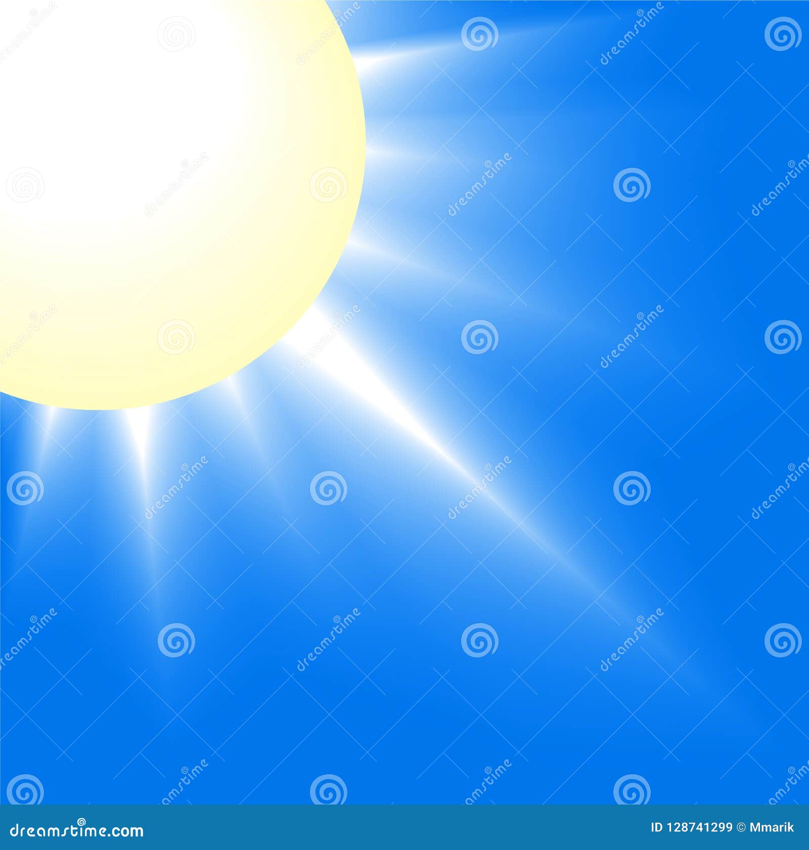Close-up View of a Shining Sun Stock Vector - Illustration of icon ...