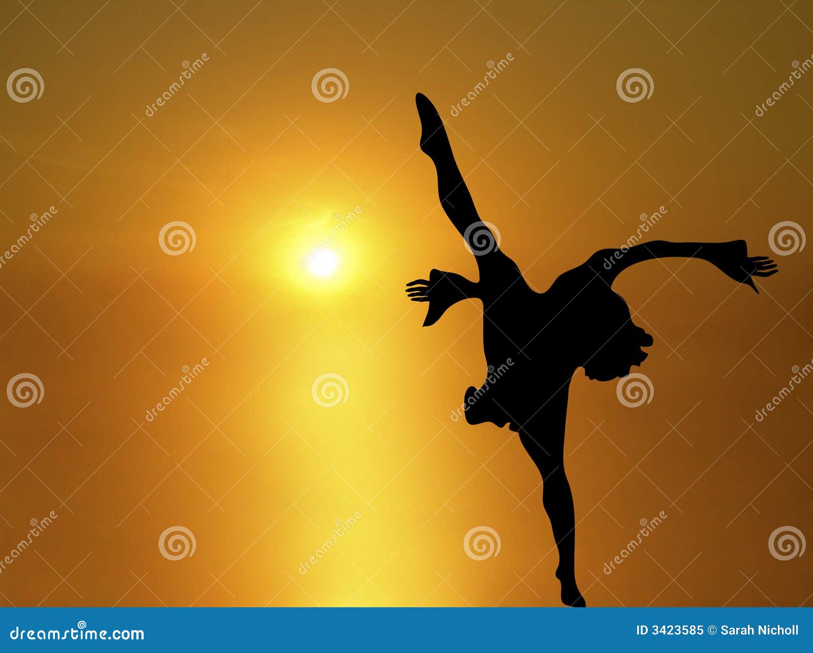 Sun Dance 1 stock illustration. Illustration of balance - 3423585