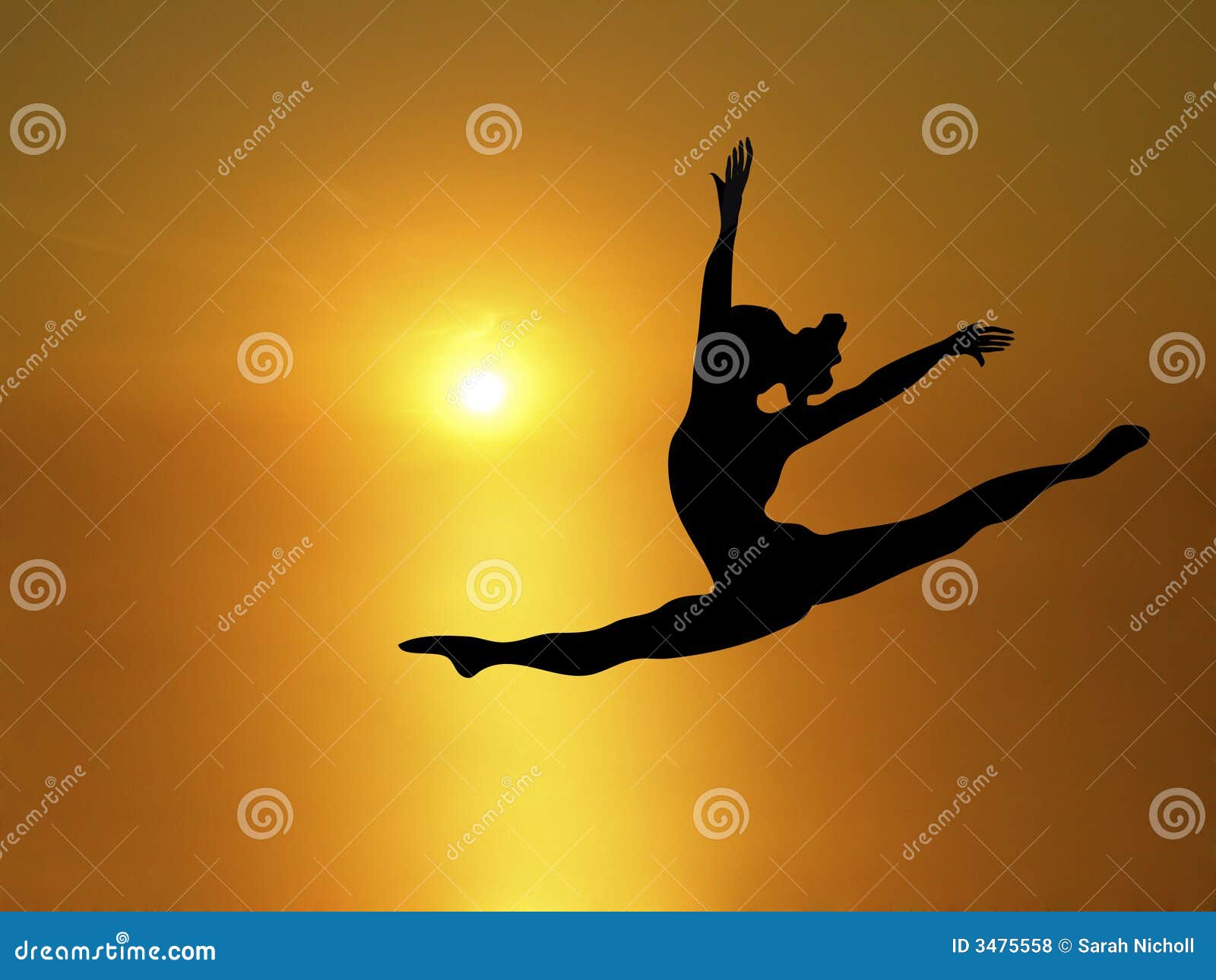 Sun Dance 3 stock illustration. Illustration of flying - 3475558